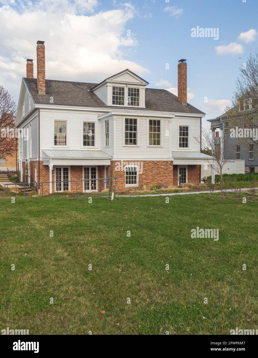 Historic Elijah Iles House in Springfield, Illinois Stock Photo - Alamy