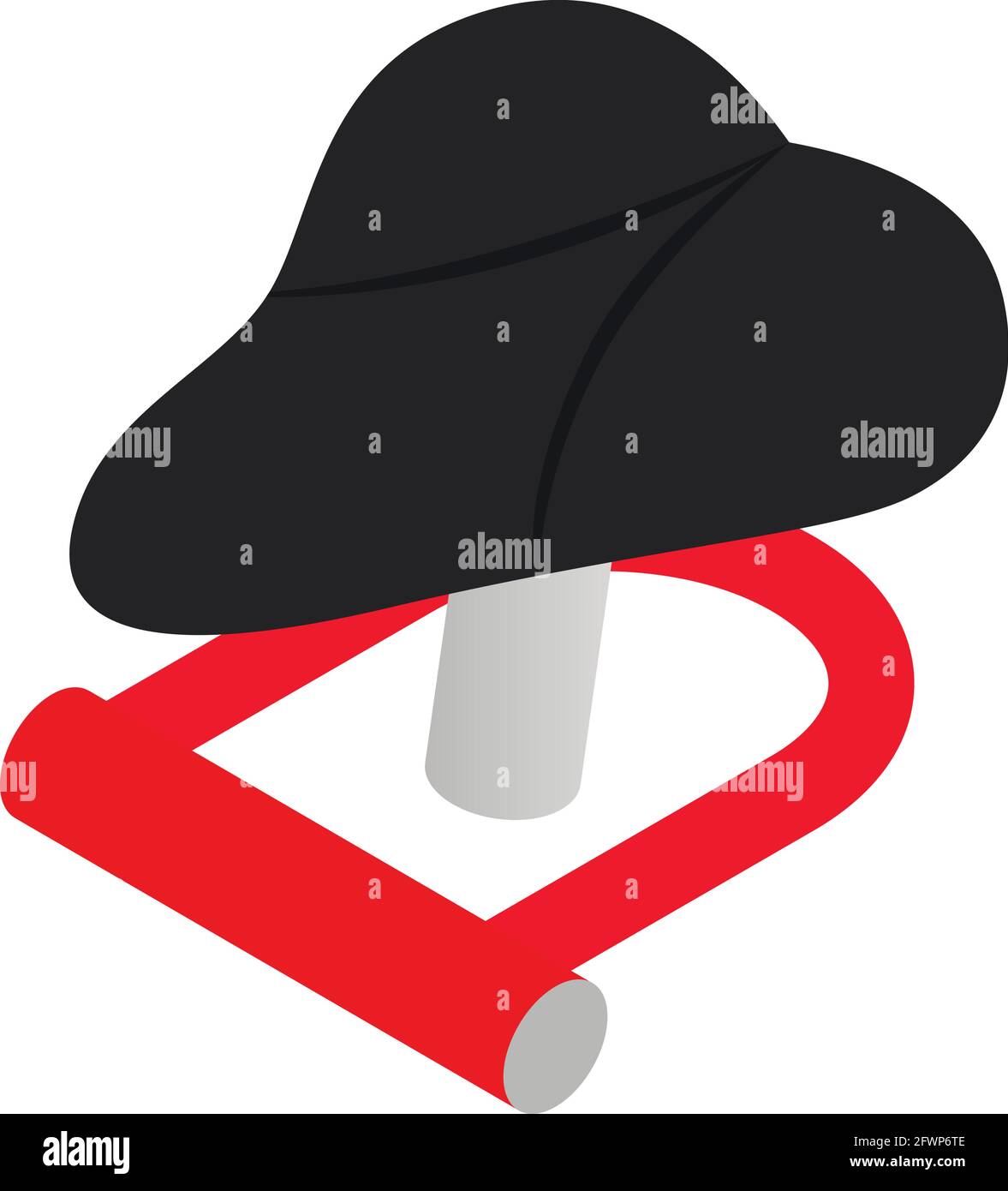 Theft protection icon. Isometric illustration of theft protection ...