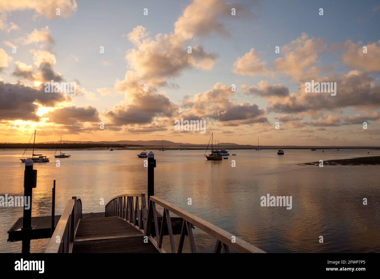 Agnes Water sunset Stock Photo - Alamy