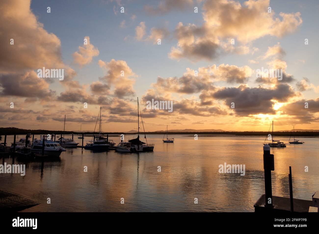Agnes Water sunset Stock Photo - Alamy