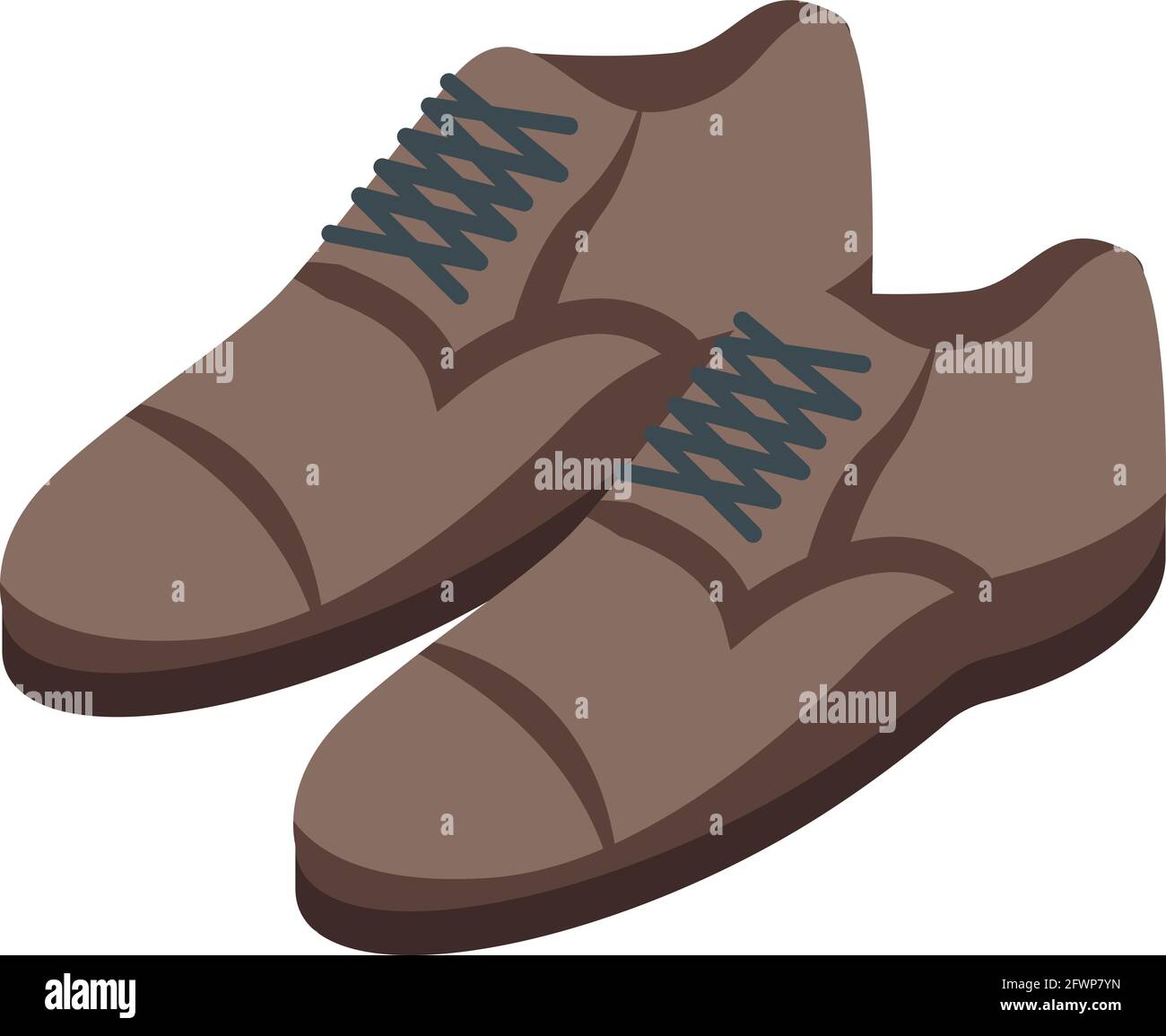Classic shoes donation icon. Isometric of Classic shoes donation vector ...