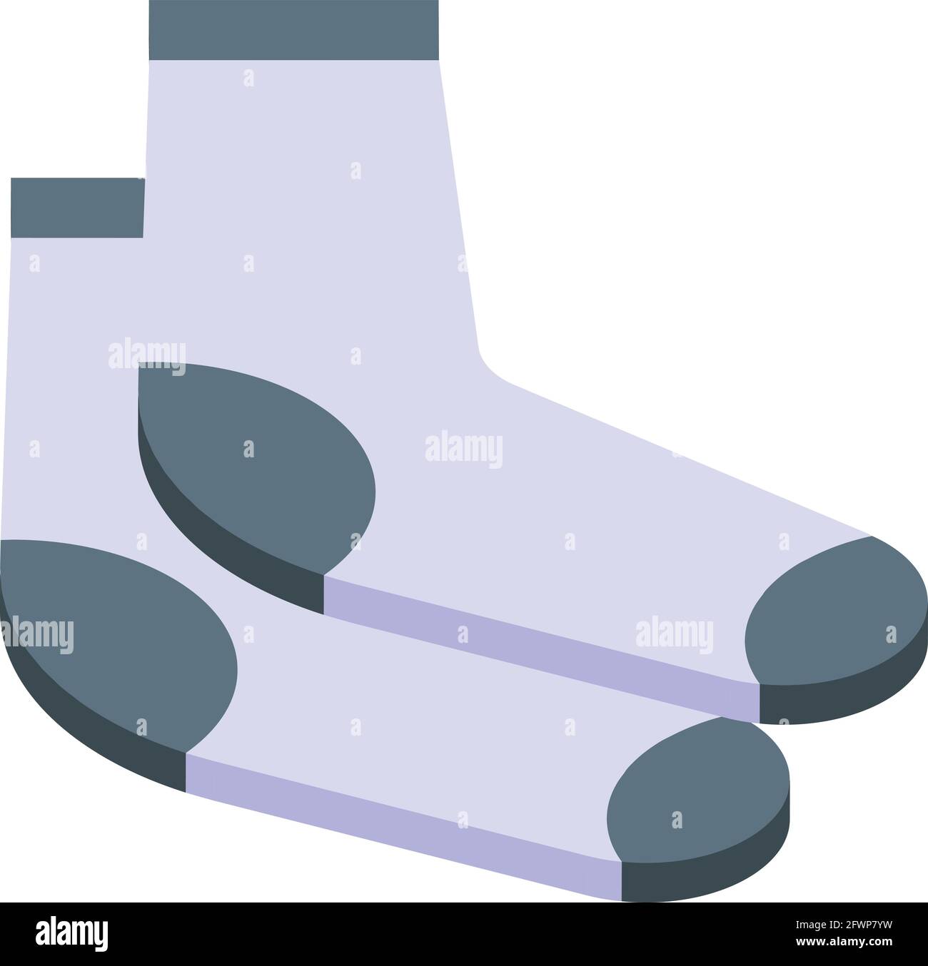 Socks donation icon. Isometric of Socks donation vector icon for web ...