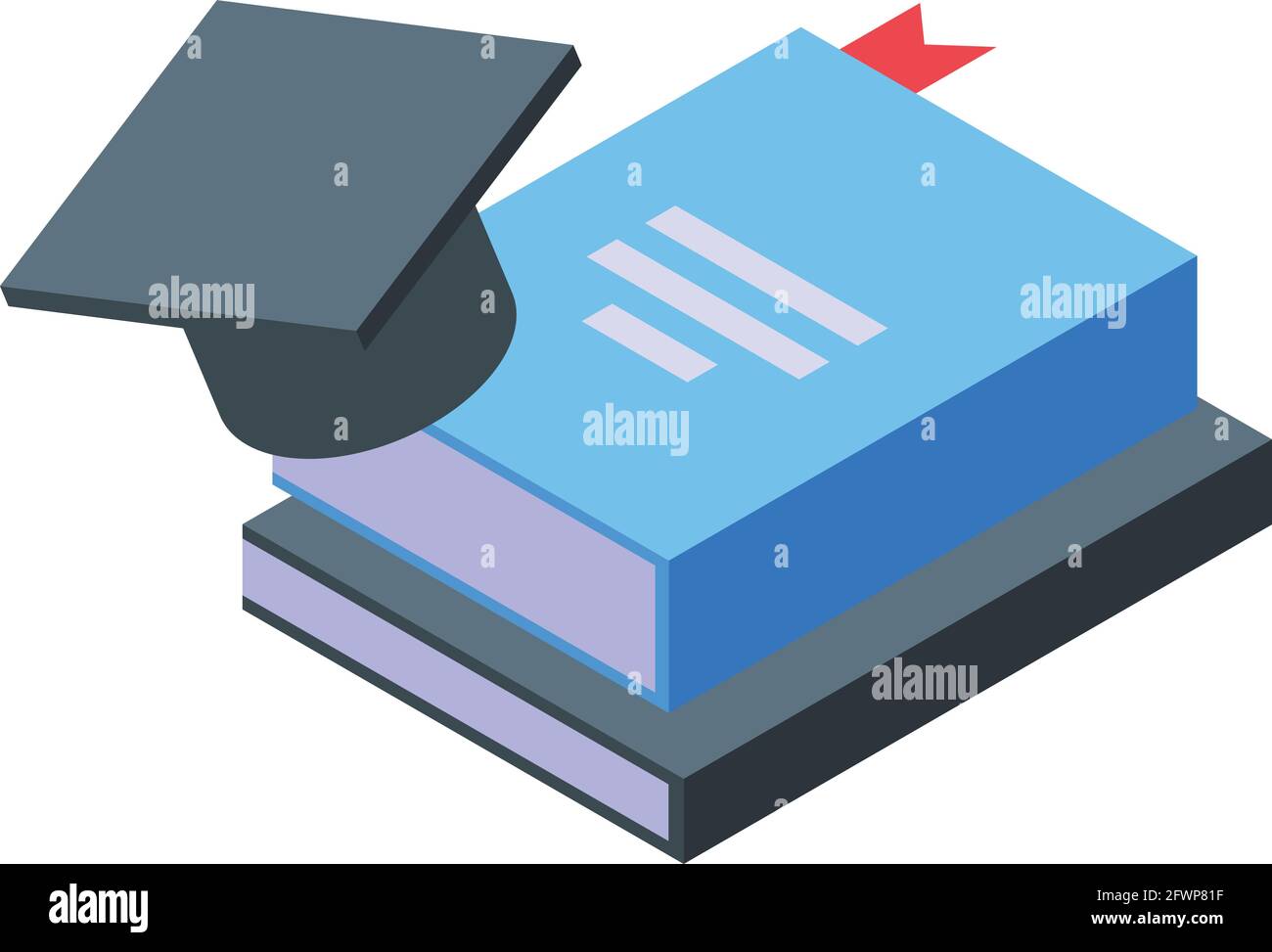 Graduation student schedule icon. Isometric of Graduation student ...