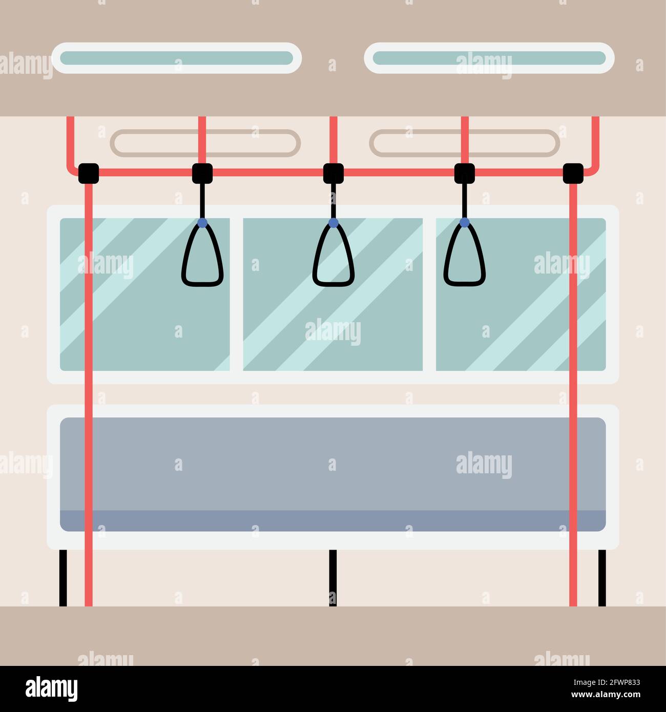 subway inside scene transport icon Stock Vector Image & Art - Alamy