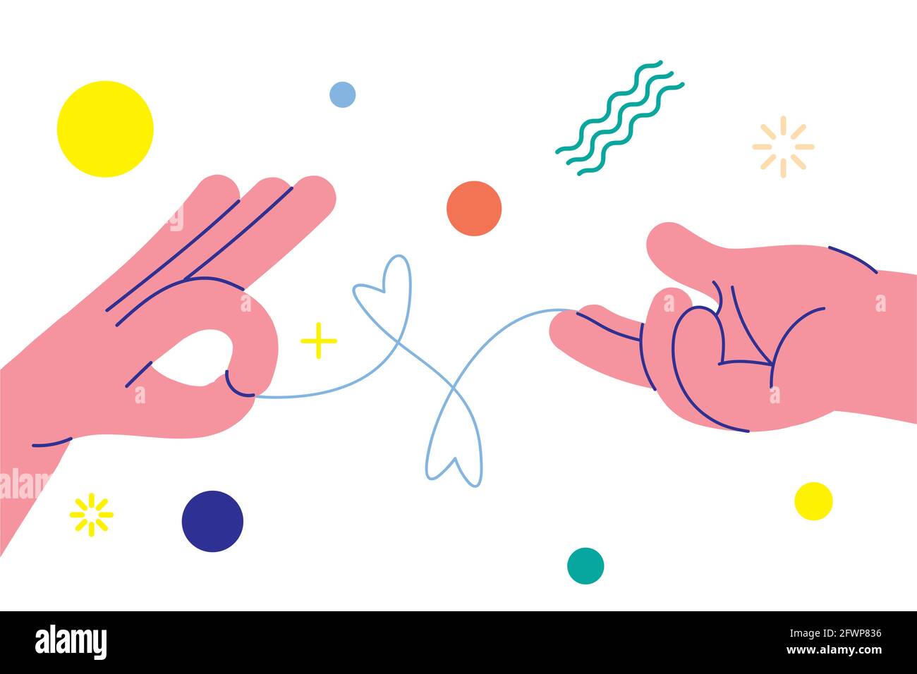 two human hands set gestures Stock Vector Image & Art - Alamy