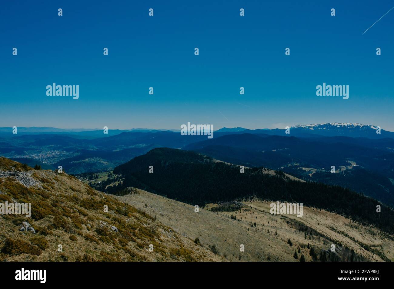 Aerial shot mountain landscape top hi-res stock photography and images ...