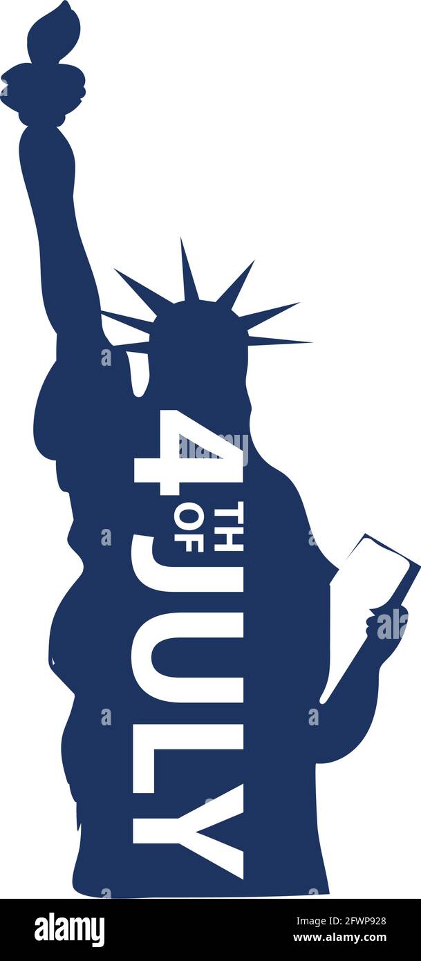 4th july statue of liberty Stock Vector Image & Art - Alamy