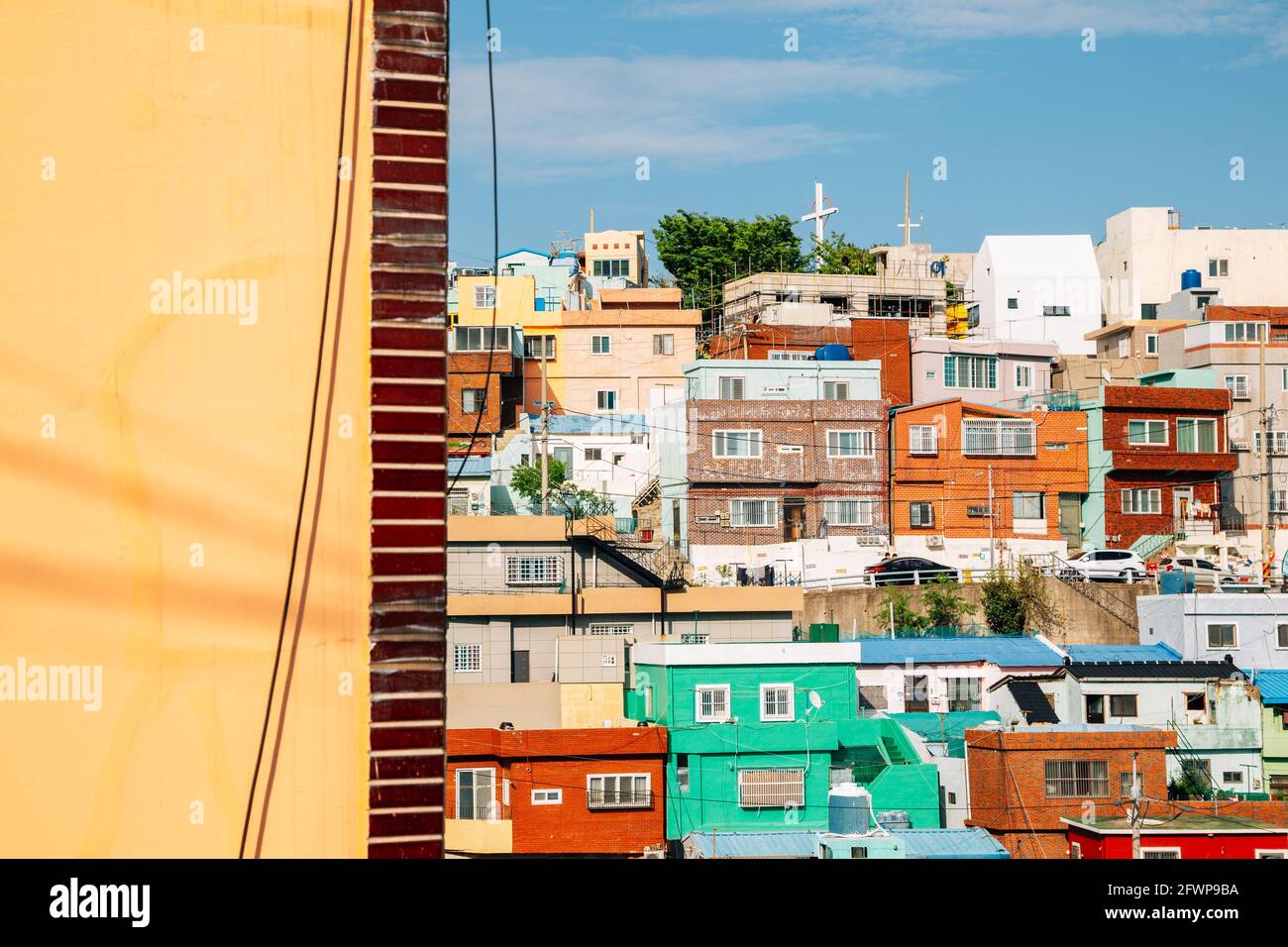 Gamcheon Culture Village colorful houses in Busan, Korea Stock Photo ...