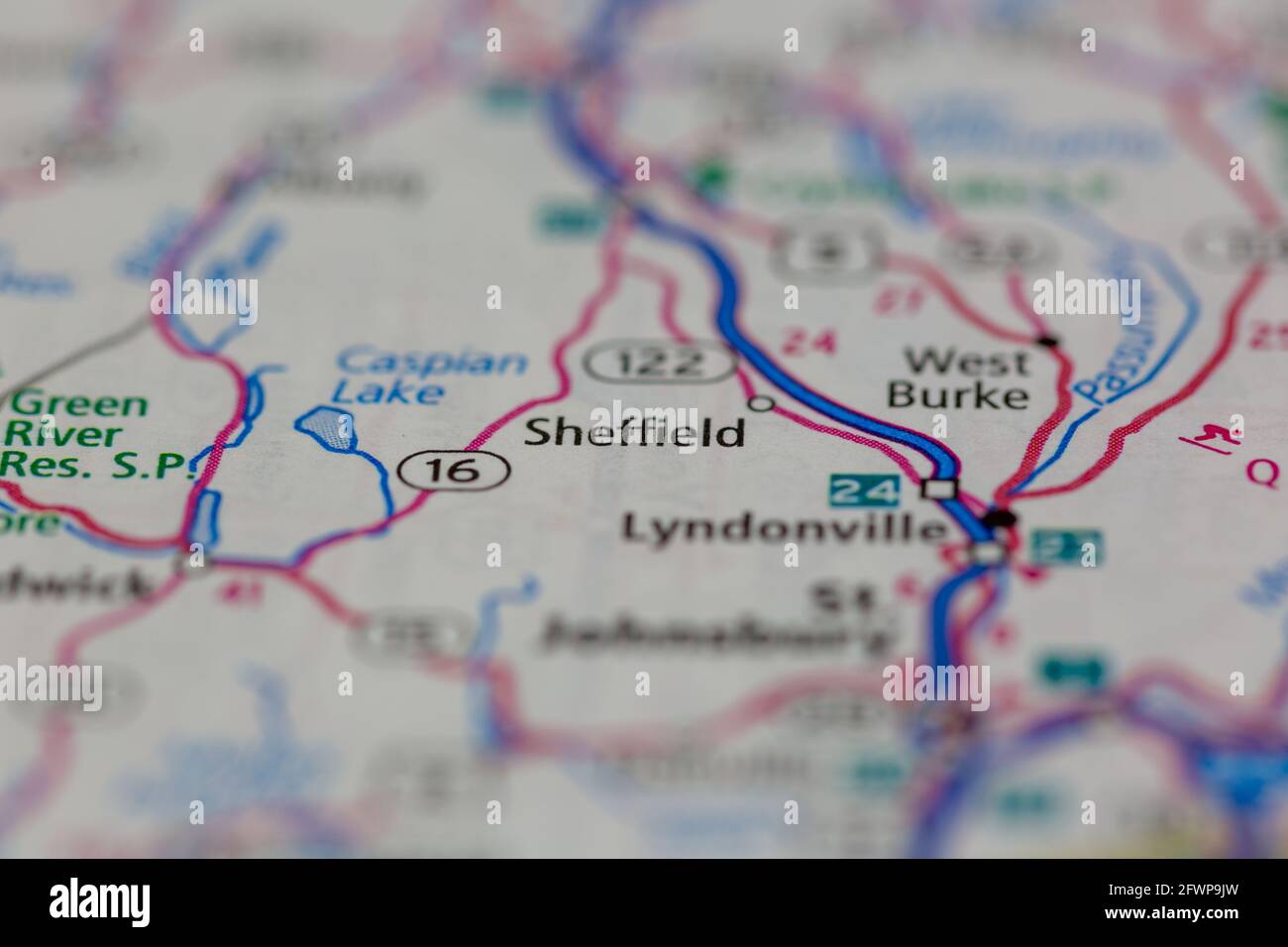 Map of sheffield hi-res stock photography and images - Alamy