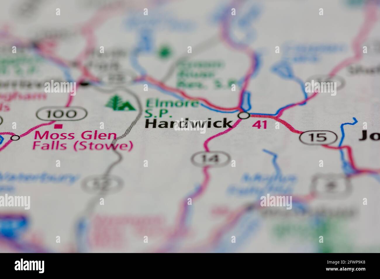 Map of hardwick hi-res stock photography and images - Alamy