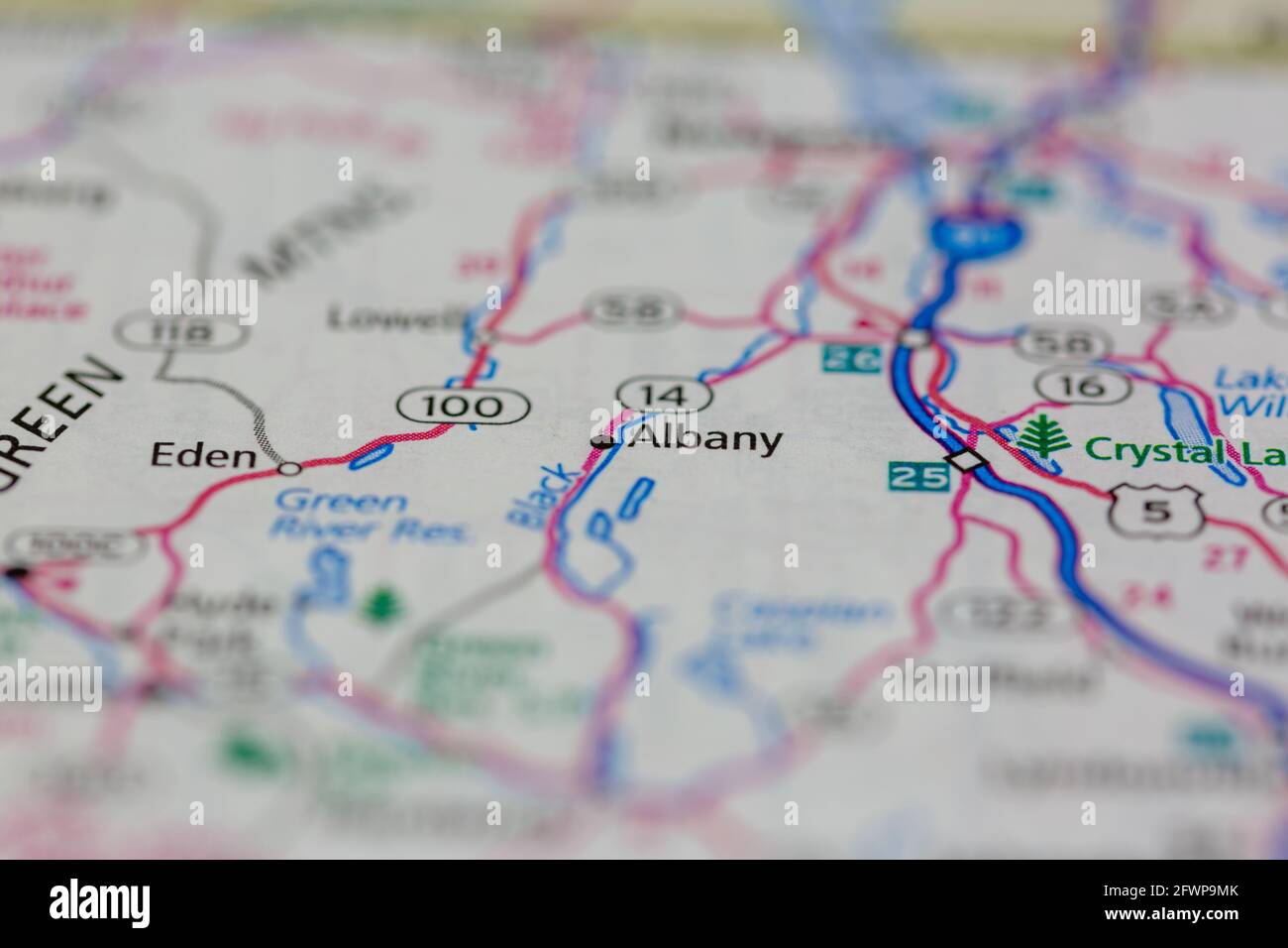 Map of albany new hampshire hi-res stock photography and images - Alamy