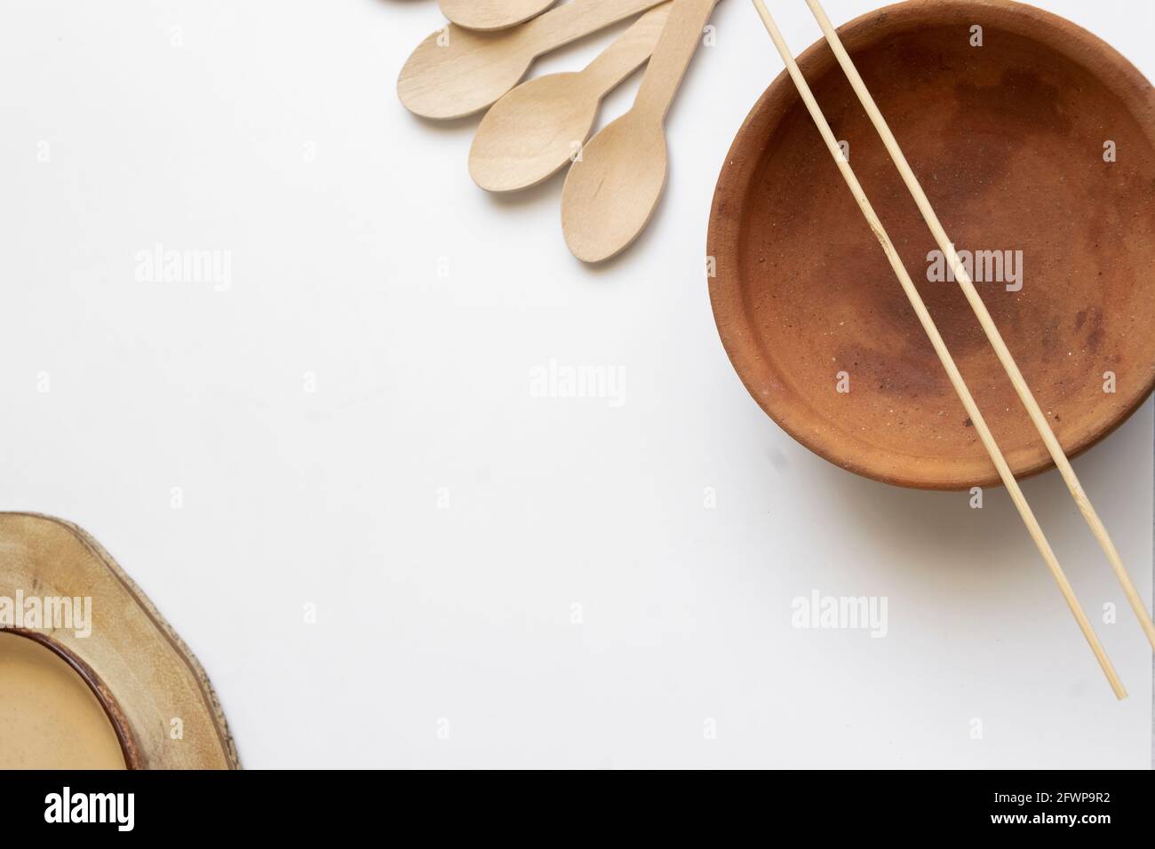 Eco friendly reusable kitchen utensils. Ecology, recycling, no plastic ...