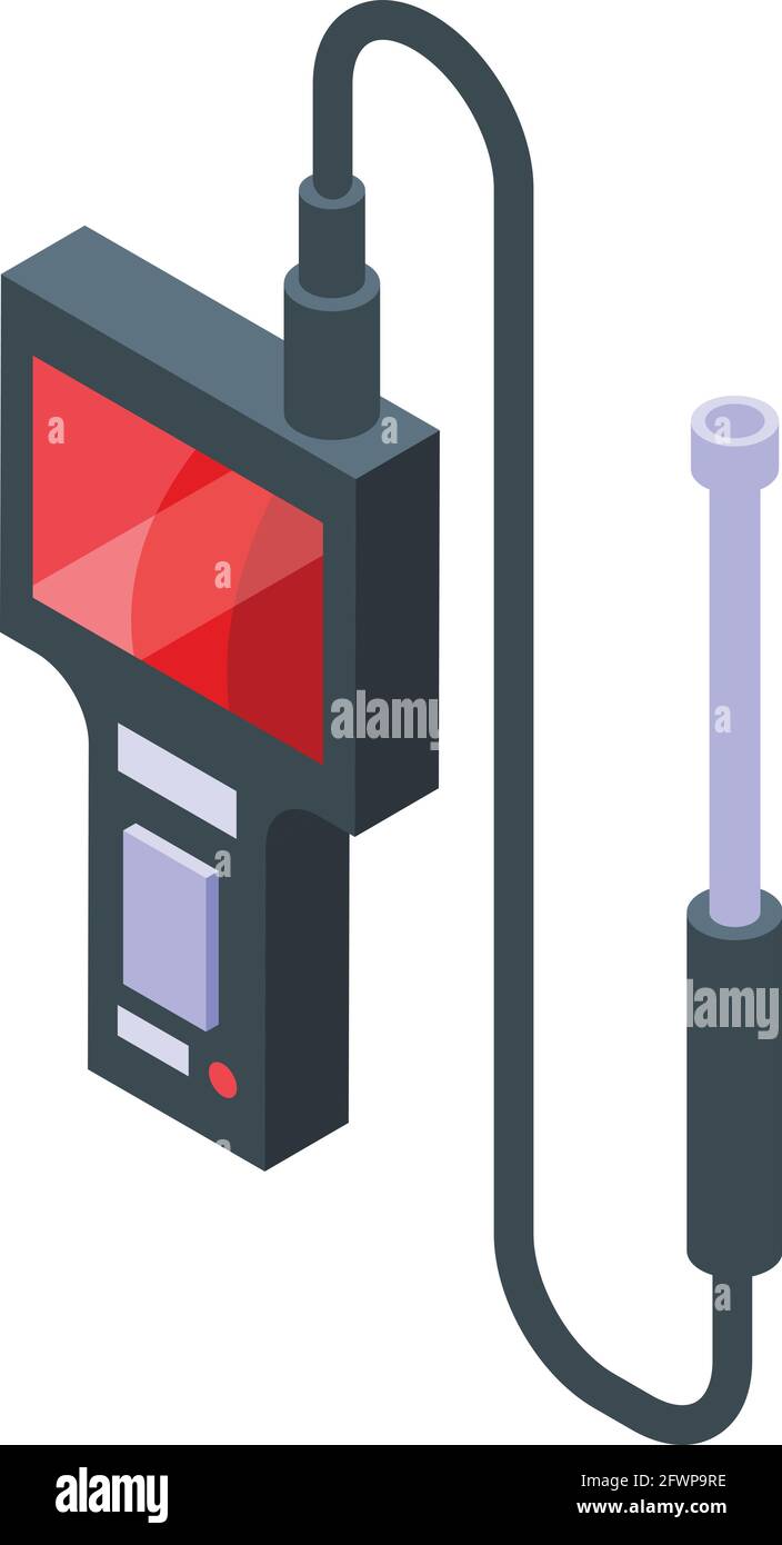 Endoscope icon. Isometric of Endoscope vector icon for web design ...