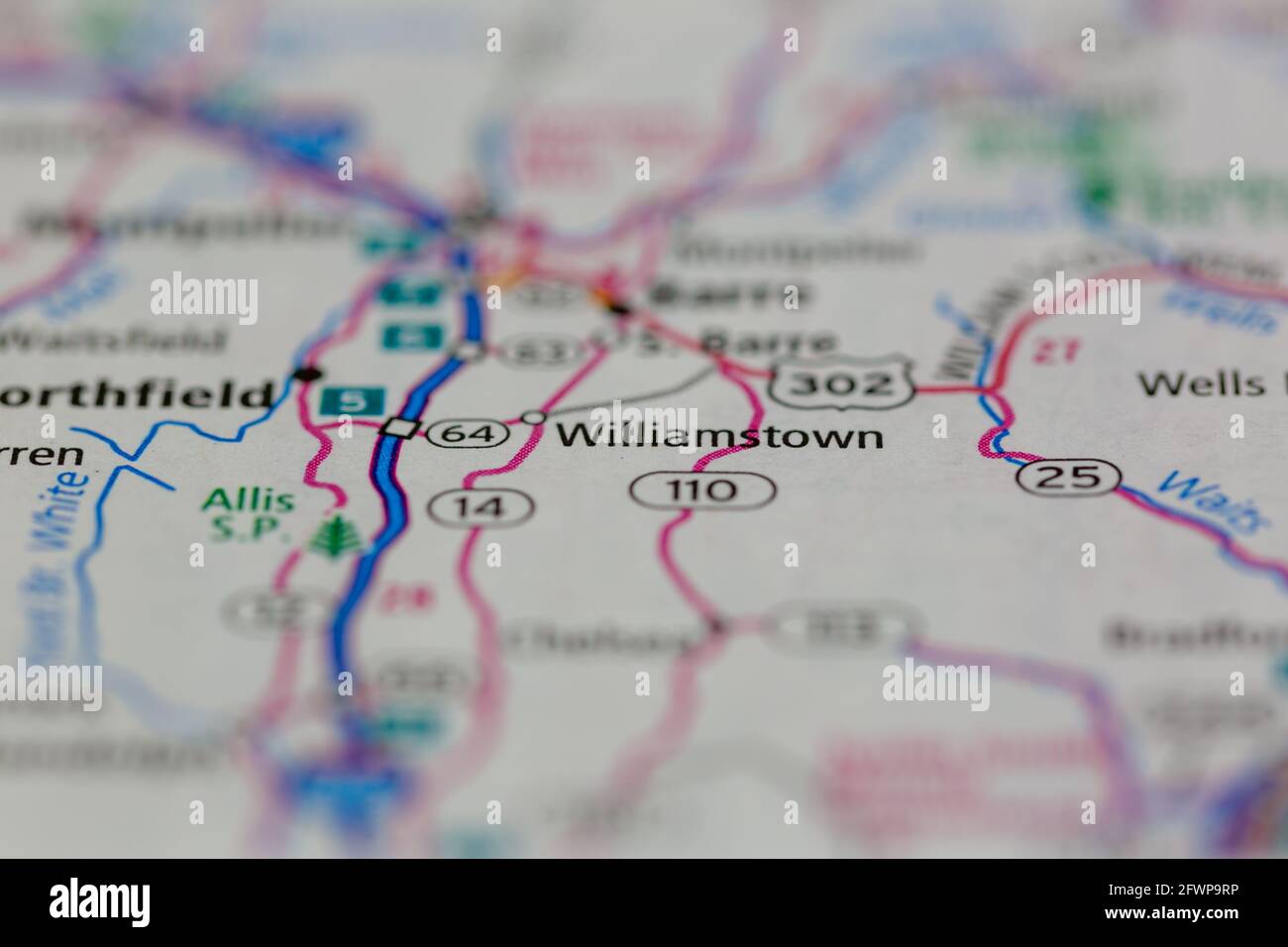 Map of williamstown hi-res stock photography and images - Alamy