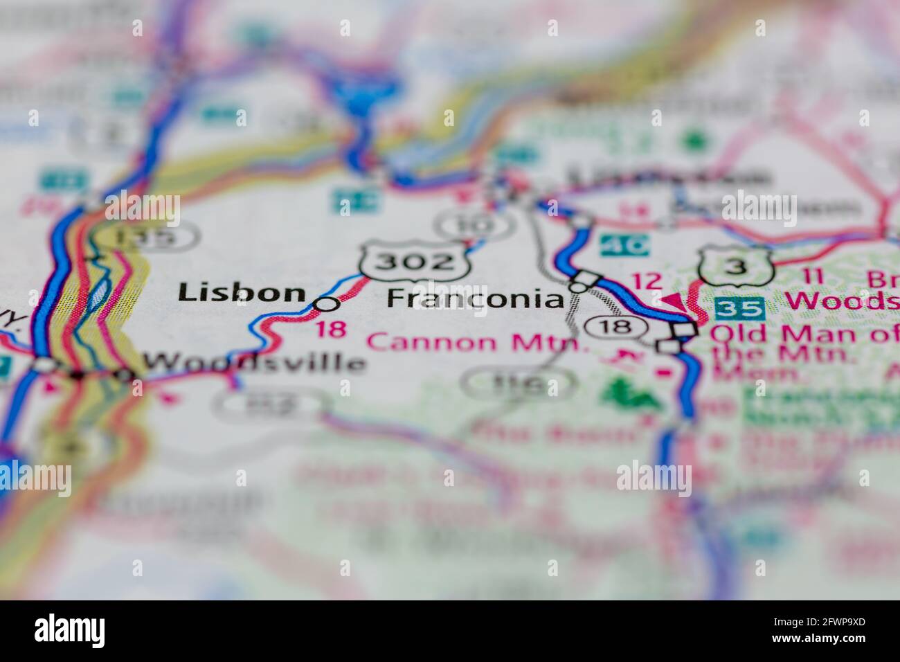 Franconia on a map hi-res stock photography and images - Alamy