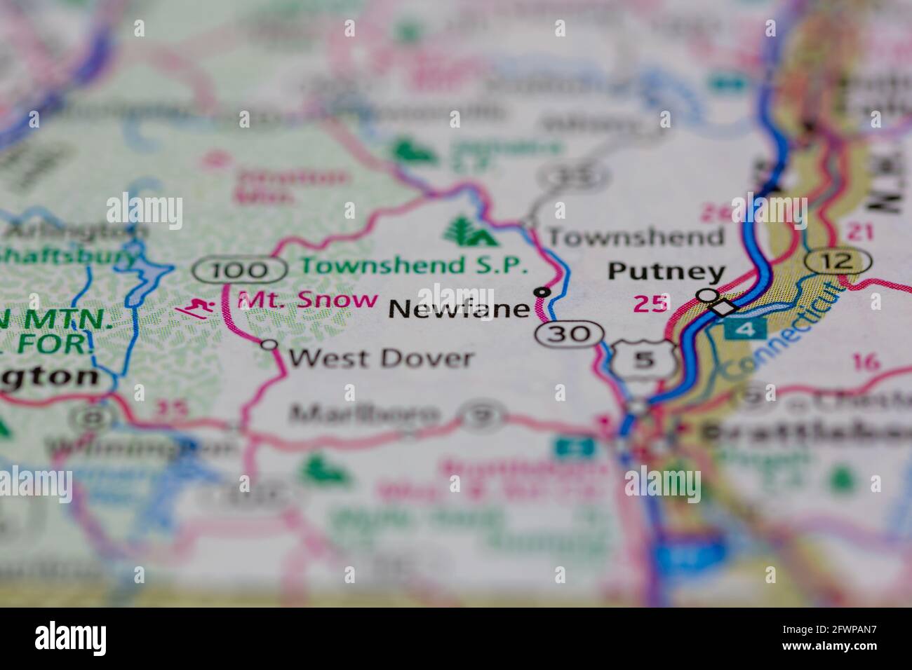 Map of newfane hi-res stock photography and images - Alamy