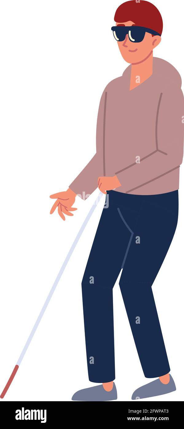 Blind guidance Stock Vector Images - Alamy
