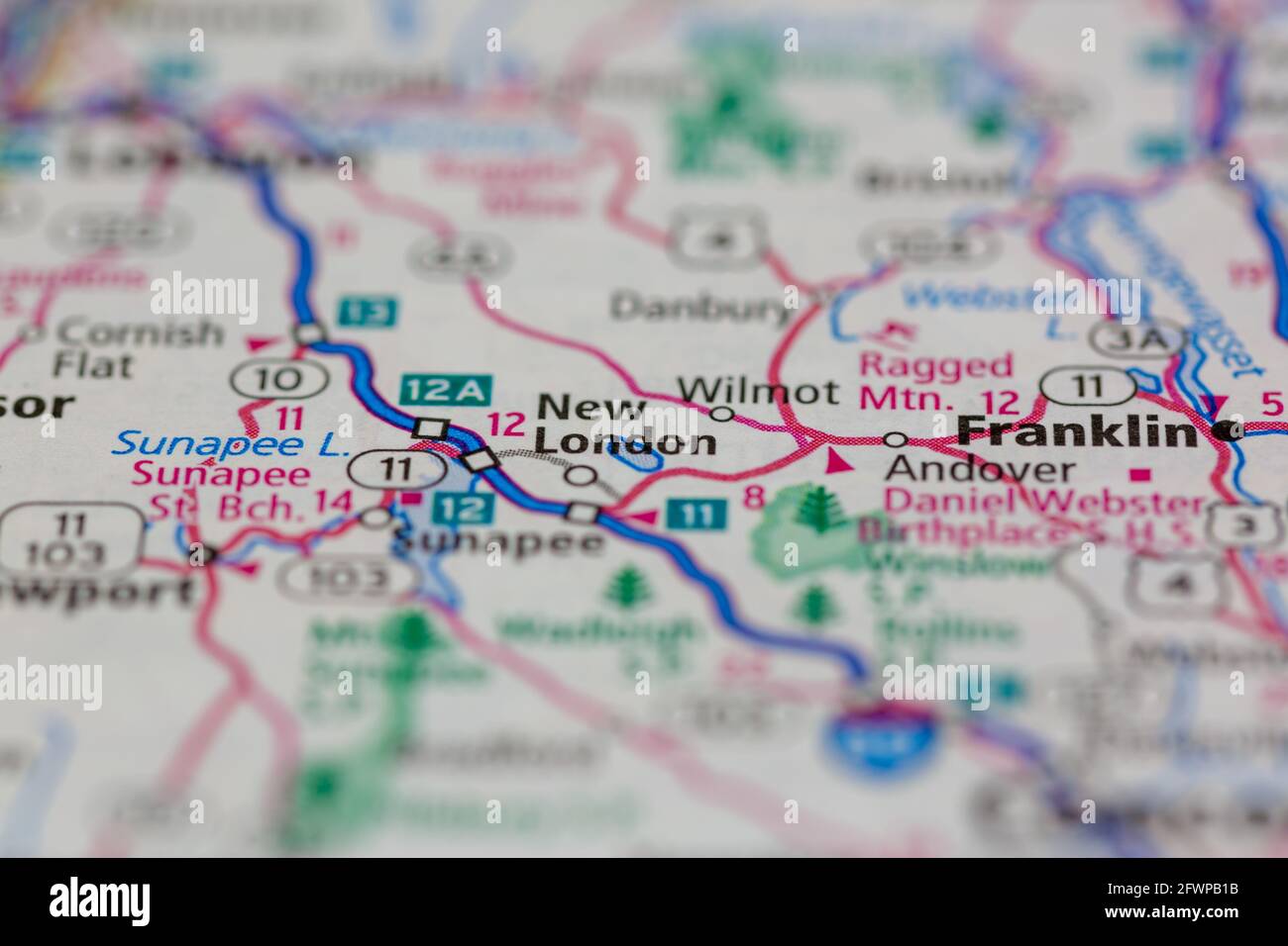 New London Hampshire Map New London, New Hampshire, Photo By