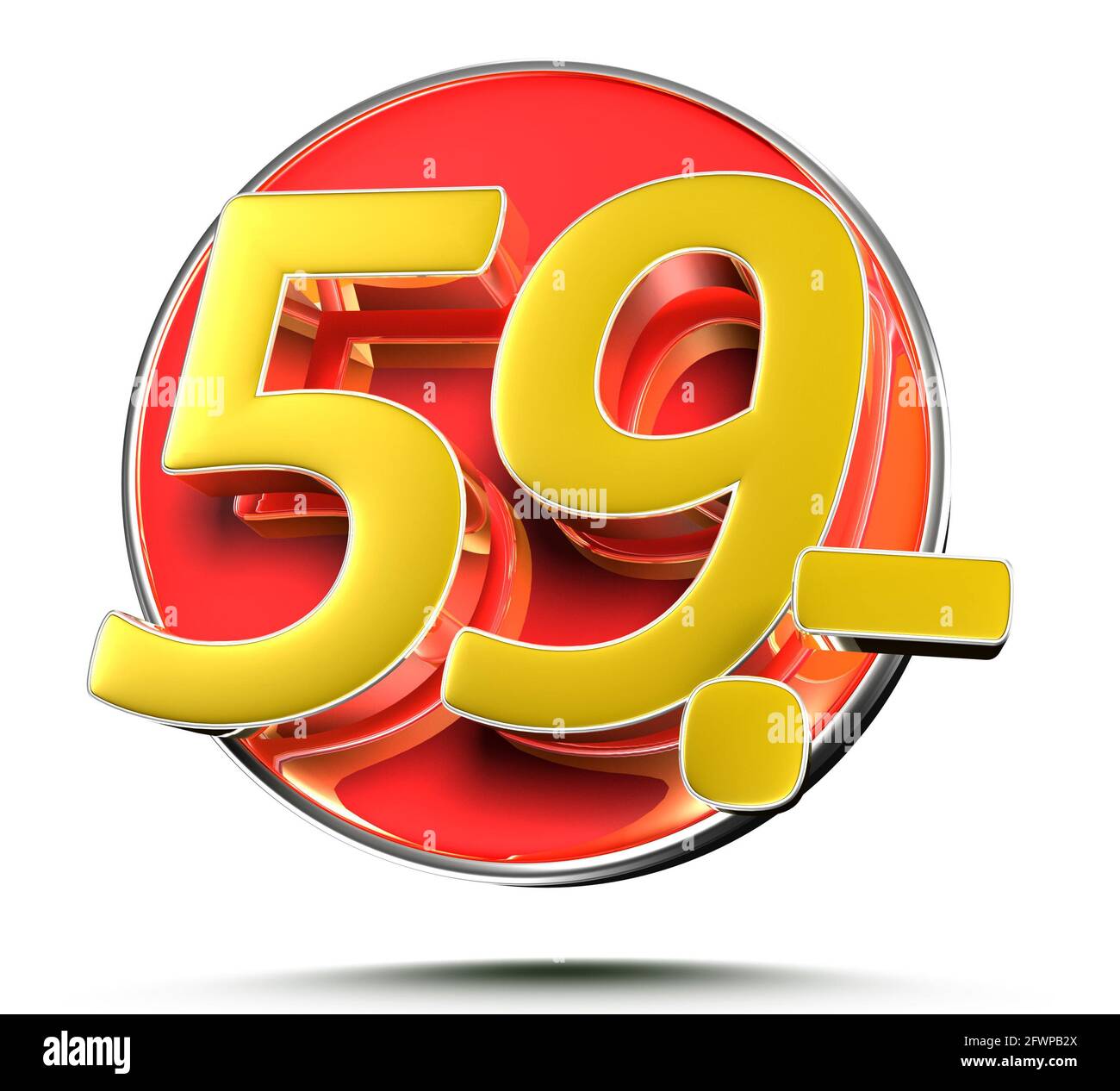 3d number 59 hi-res stock photography and images - Alamy