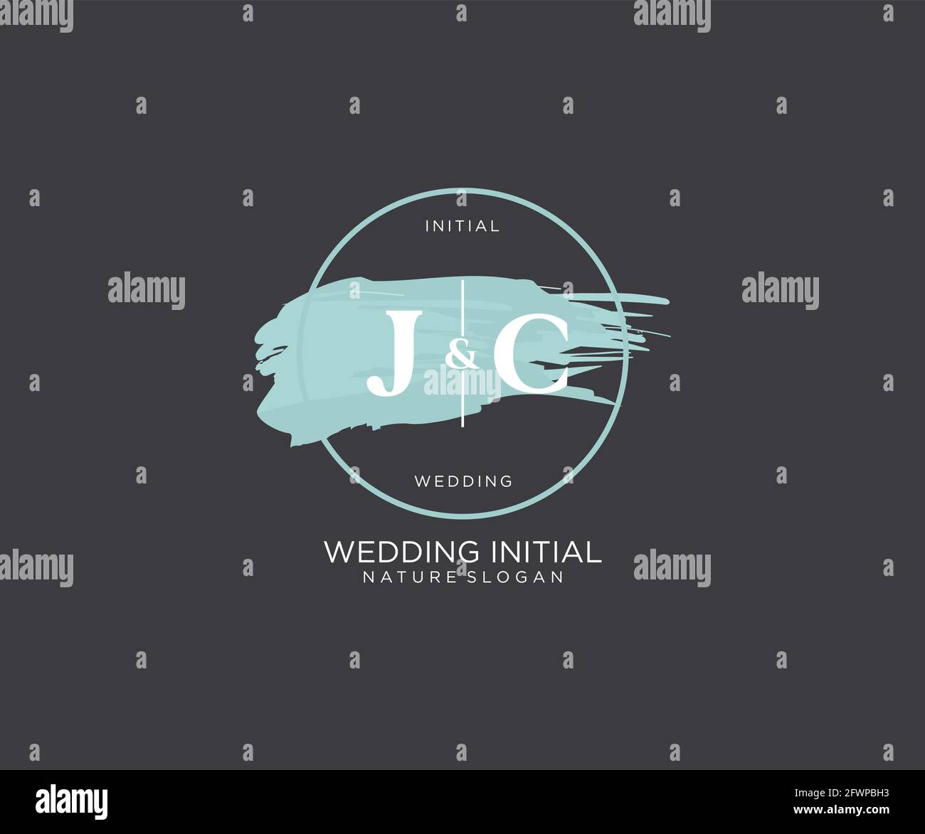 JC Letter Beauty vector initial logo, handwriting logo of initial ...
