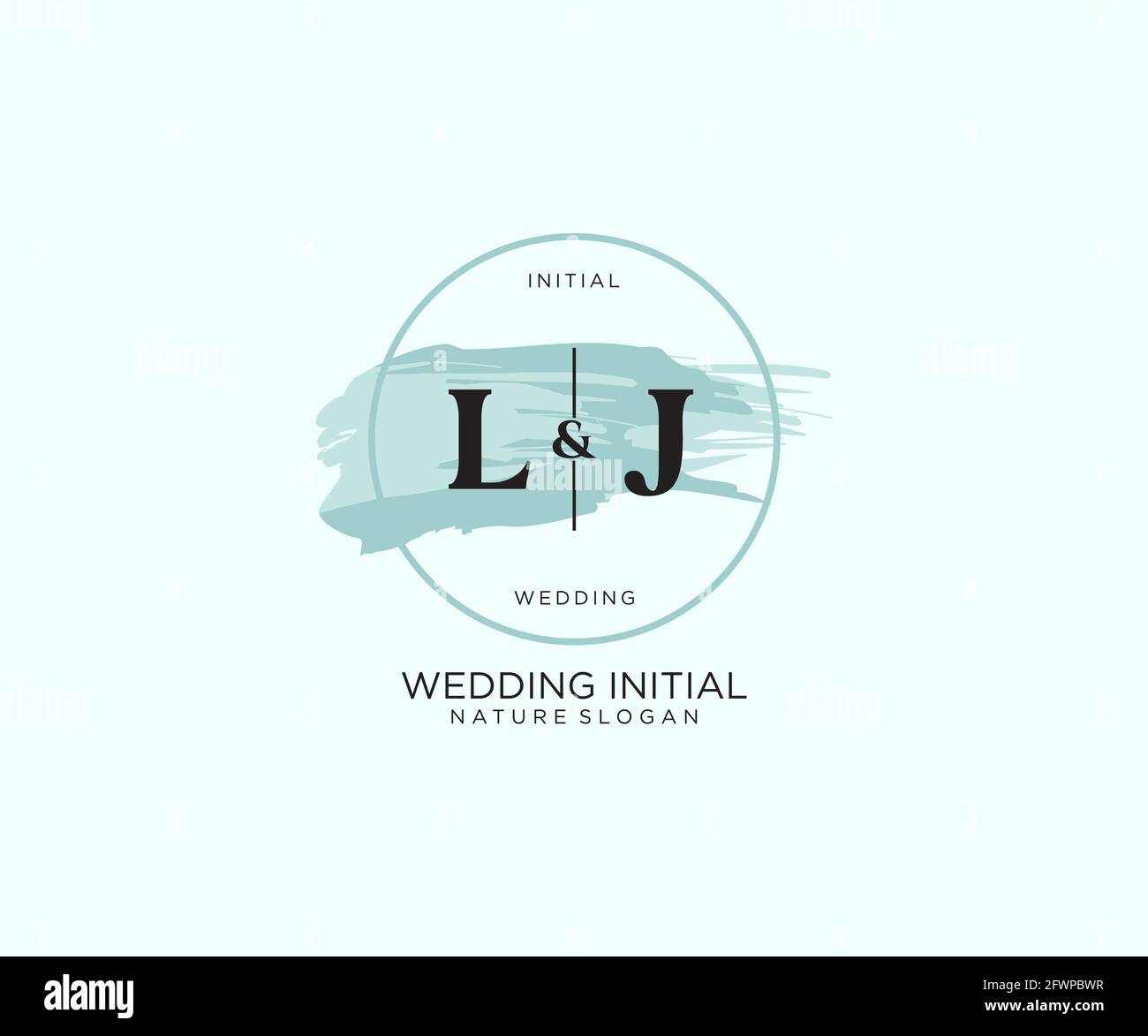 LJ Letter Beauty vector initial logo, handwriting logo of initial ...