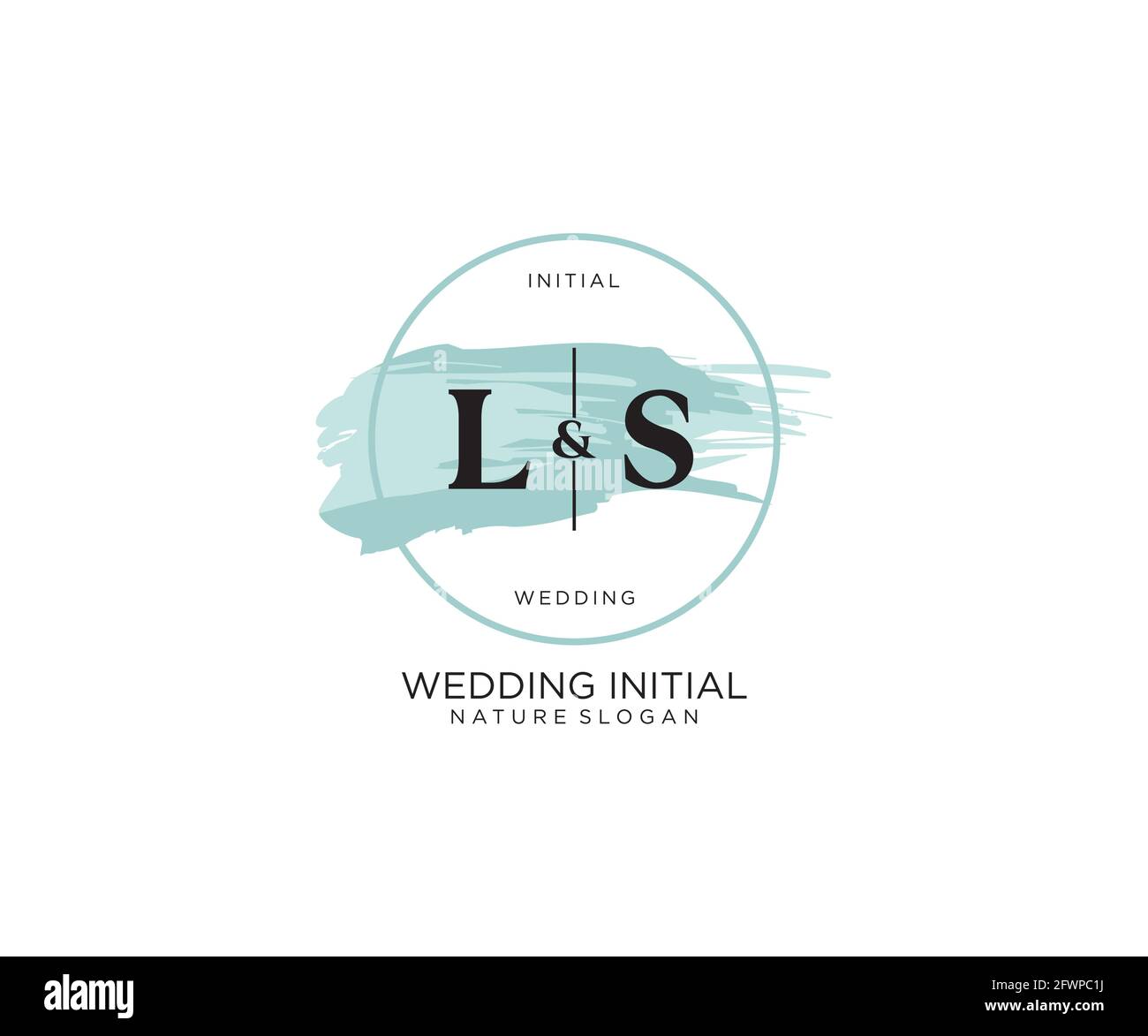 LS Letter Beauty vector initial logo, handwriting logo of initial signature, wedding, fashion ...
