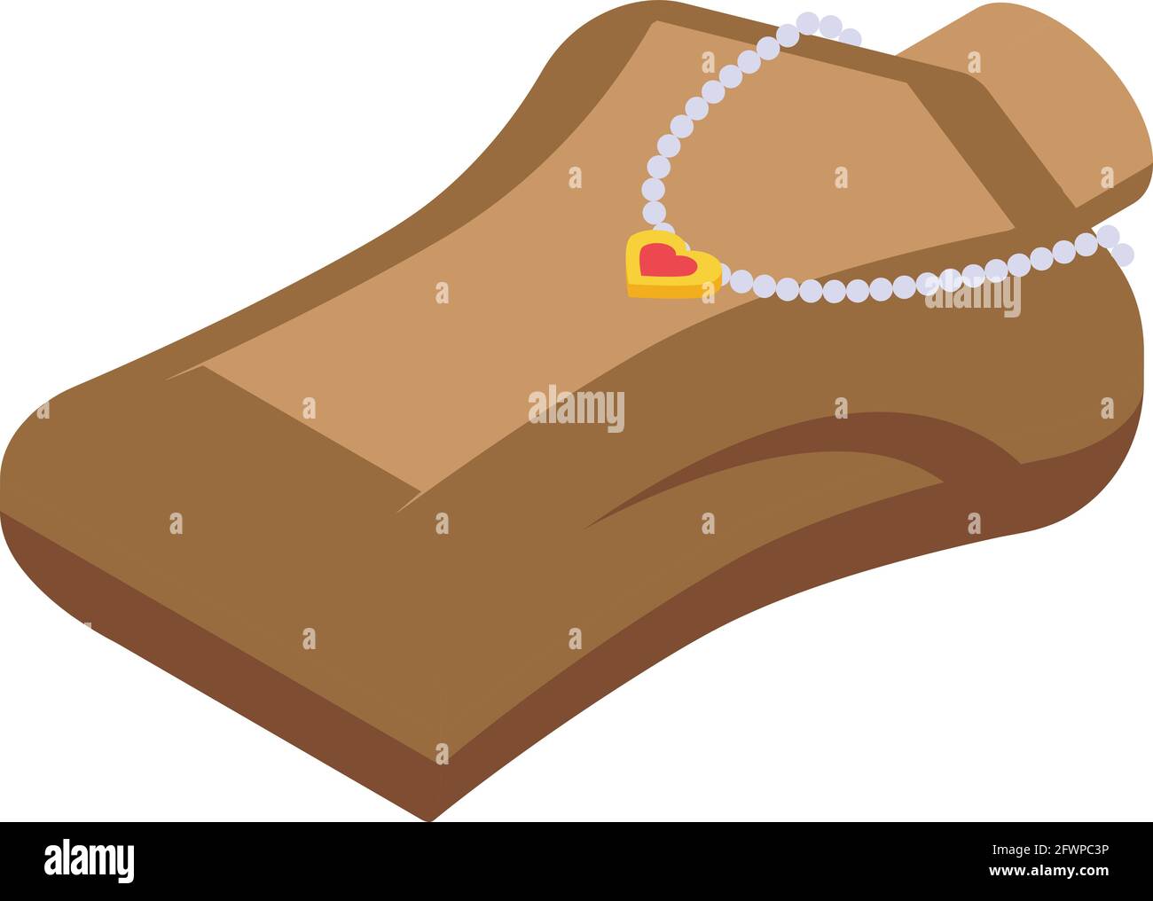 Pearls necklace model Stock Vector Images - Alamy