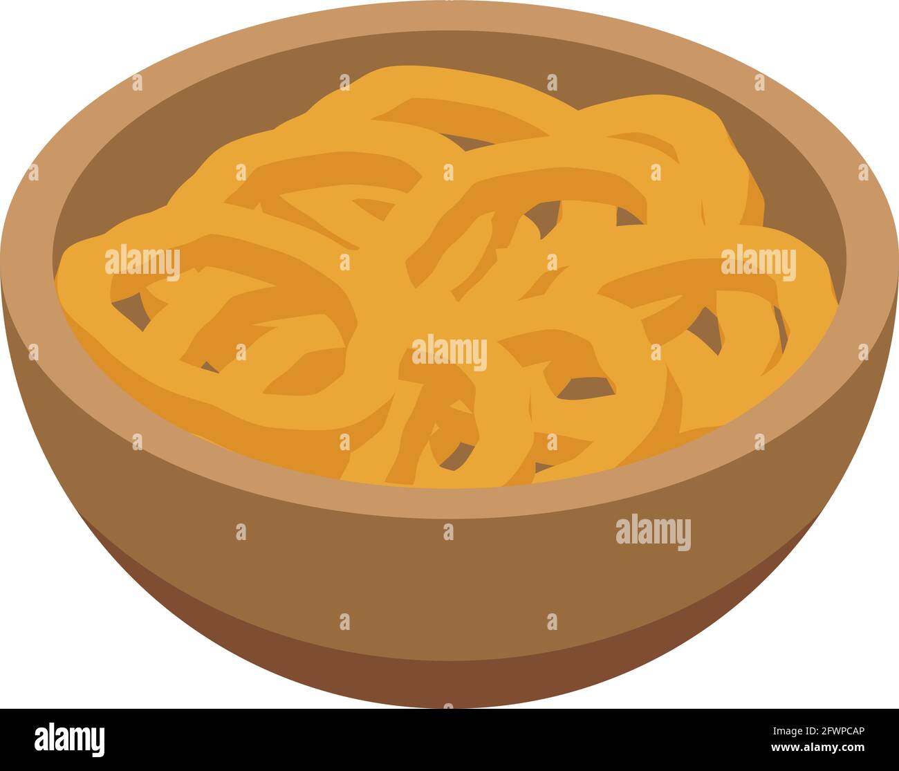Bar counter crackers icon. Isometric of Bar counter crackers vector ...