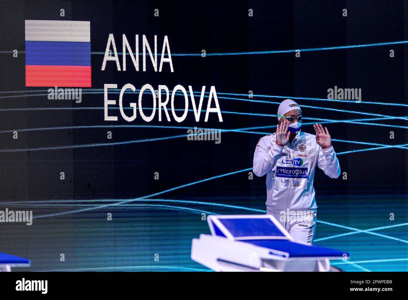 BUDAPEST, HUNGARY - MAY 23: Anna Egorova of Russia competing at the ...