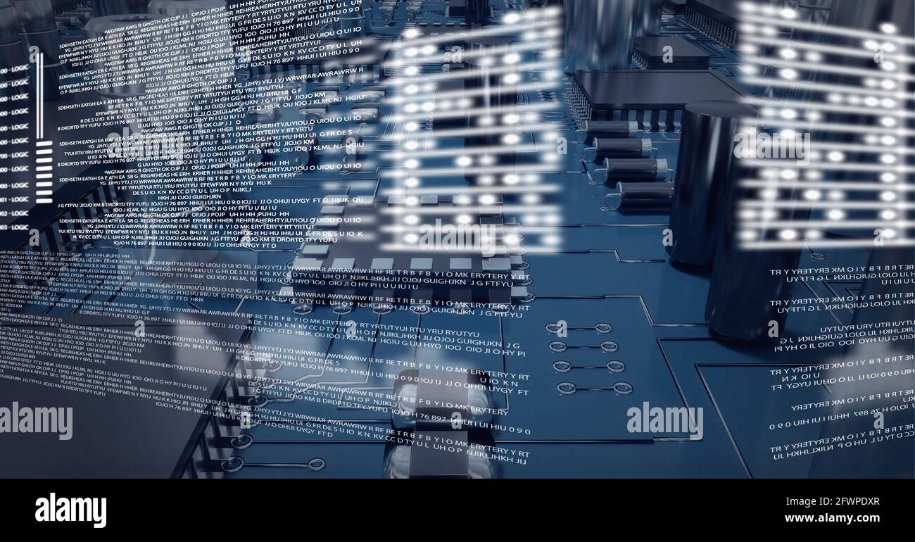 Composition of digital data processing over computer circuit board ...
