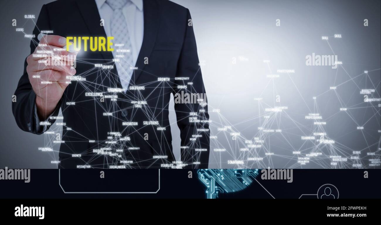 Science future screen hi-res stock photography and images - Alamy