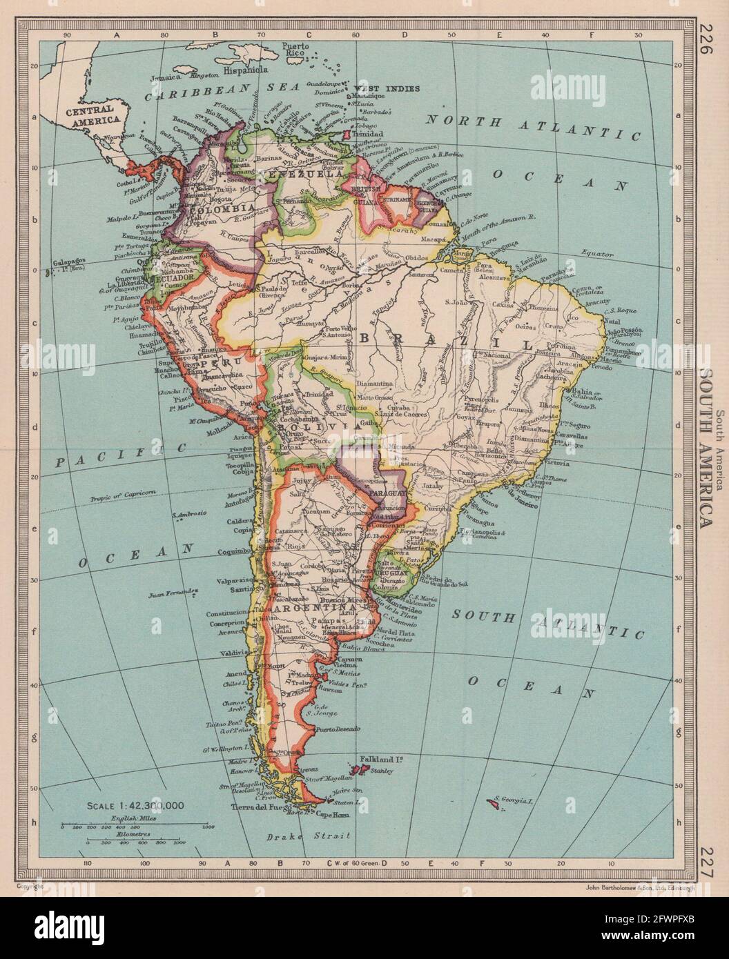 America political map hi-res stock photography and images - Alamy