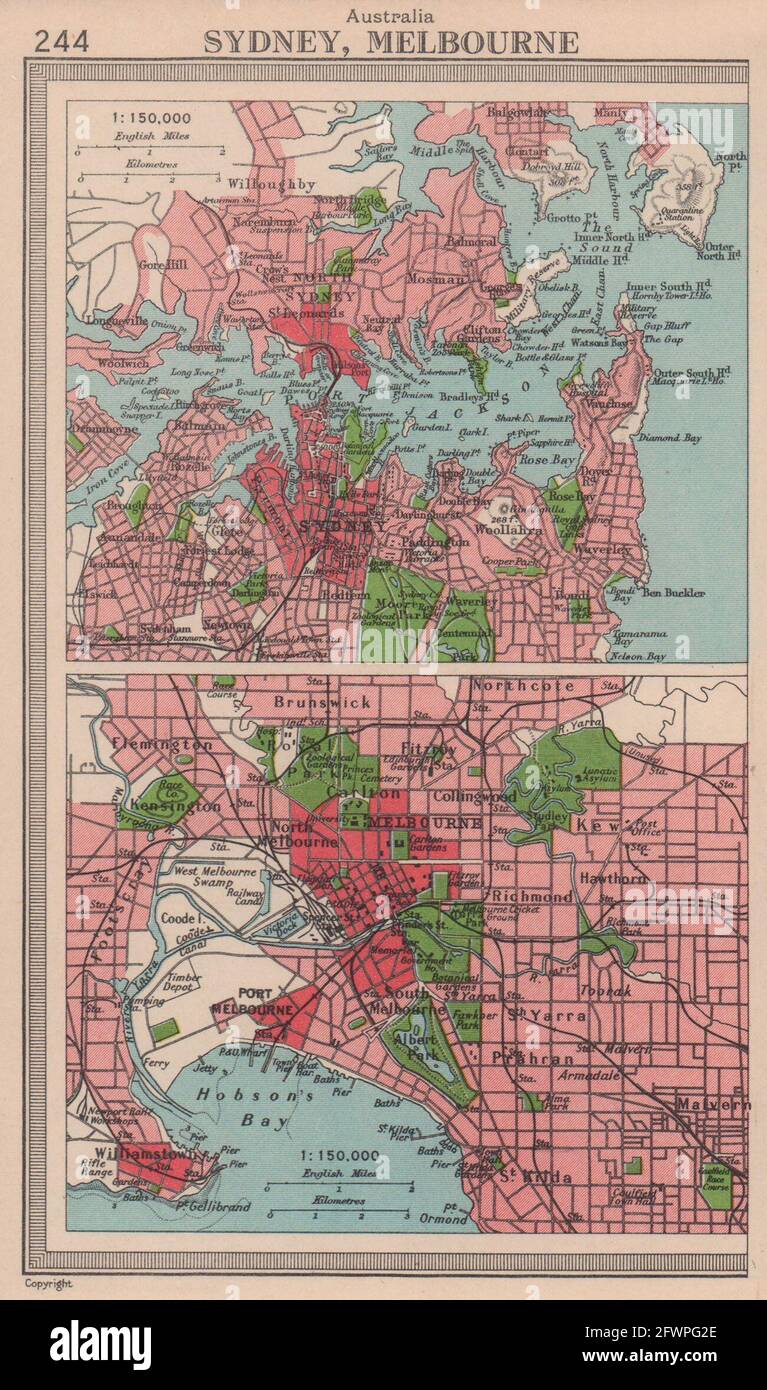 Melbourne map hi-res stock photography and images - Alamy