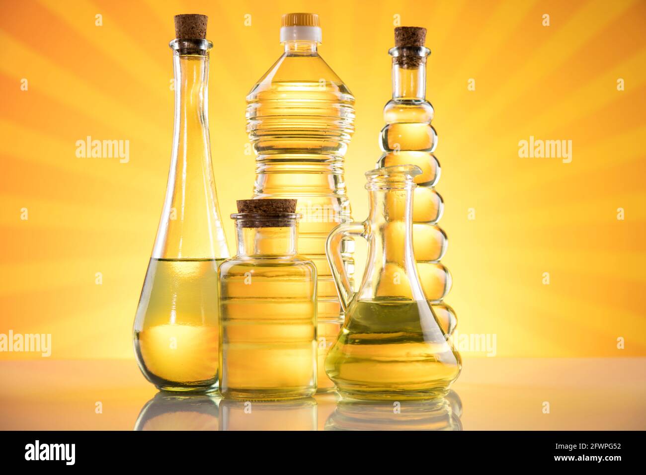 Extra virgin olive, oil products Stock Photo - Alamy