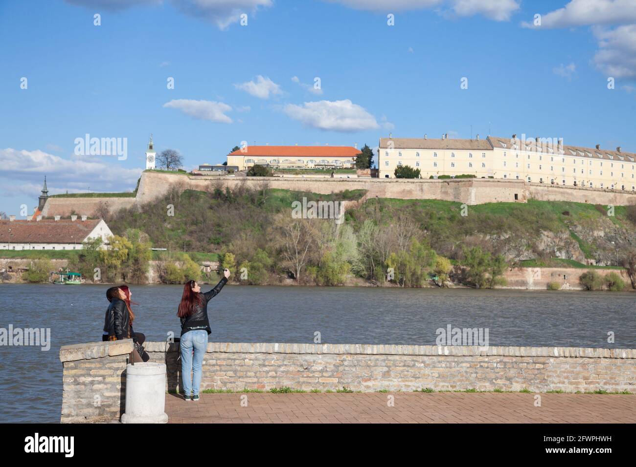 Picture of the Novi Sad fortress (Petrovaradin), one of the most iconic ...