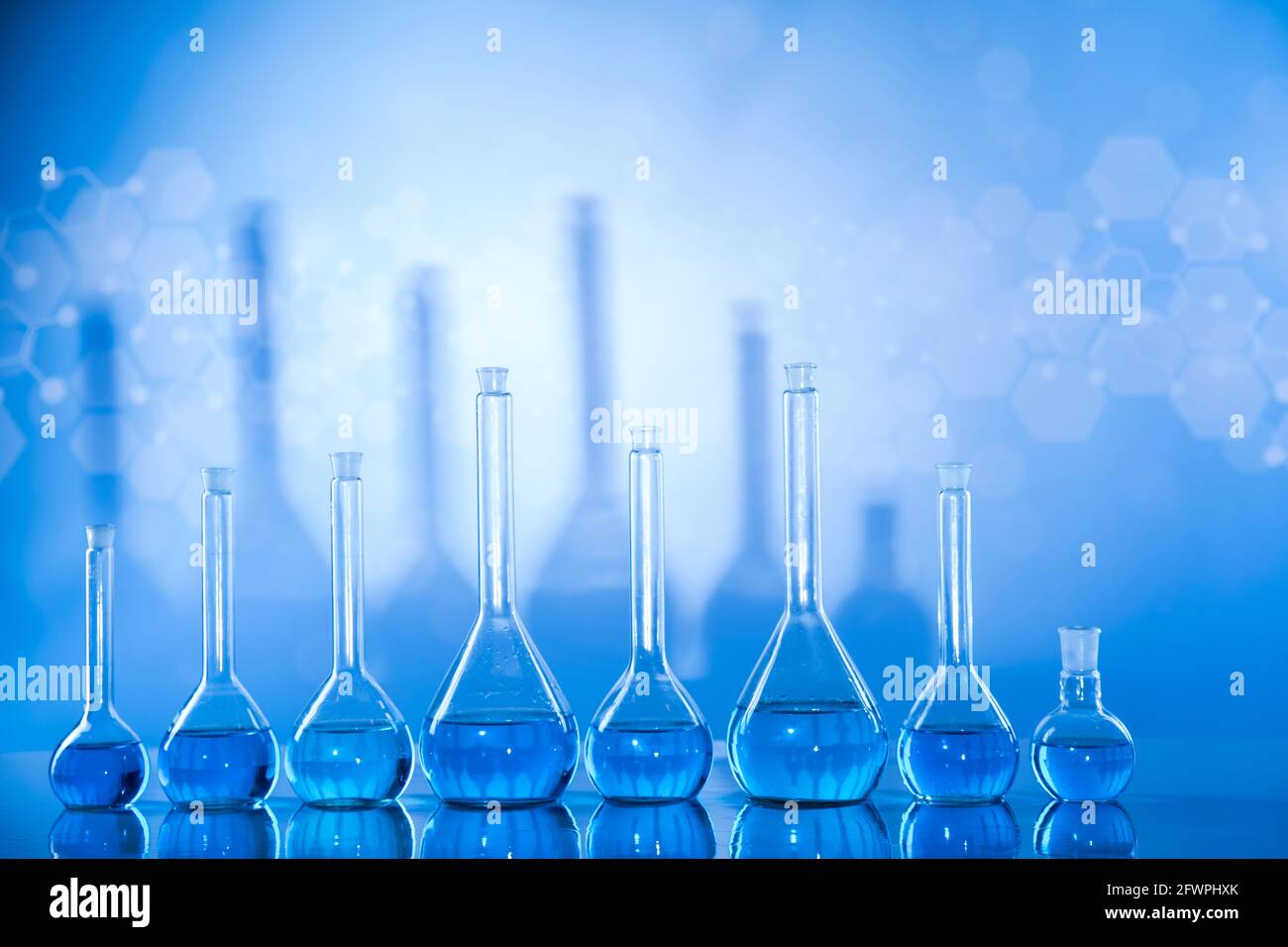 Science experiment,Laboratory equipment, Development background Stock ...