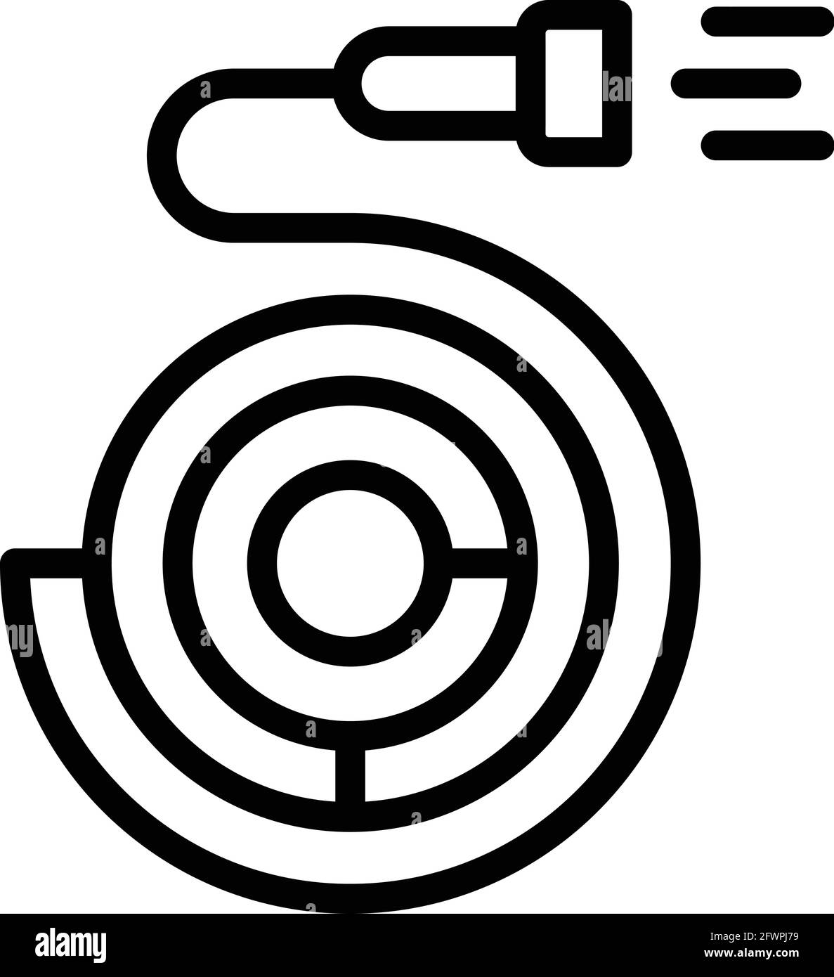 Emergency hose icon. Outline Emergency hose vector icon for web design ... Emergency hose icon. Outline Emergency hose vector icon for web design ...