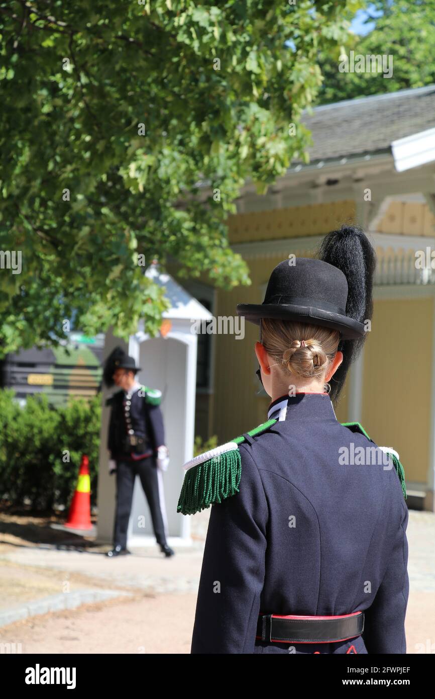 Female security guard hi-res stock photography and images - Alamy