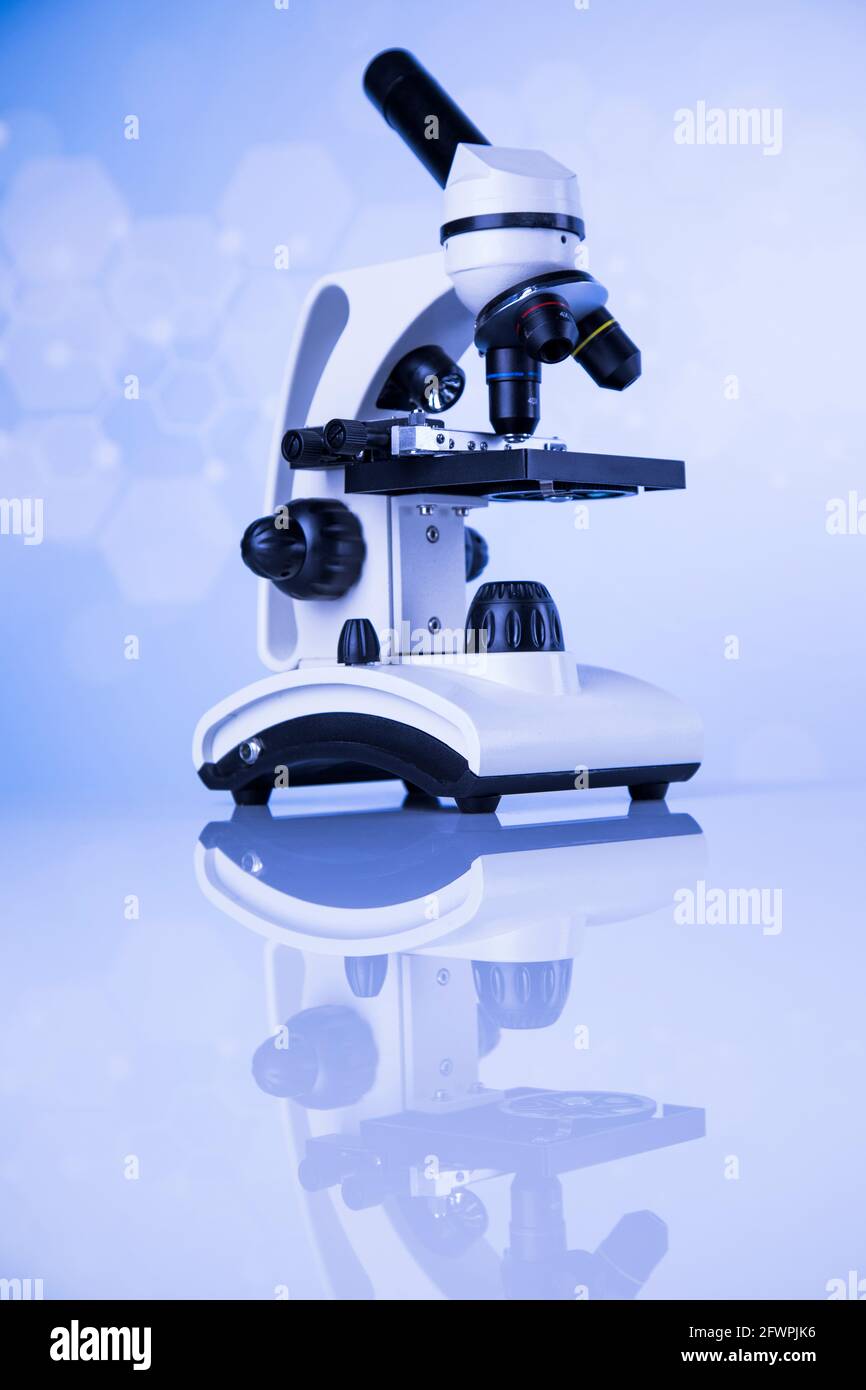 Microscope, Laboratory Research and Development Stock Photo - Alamy