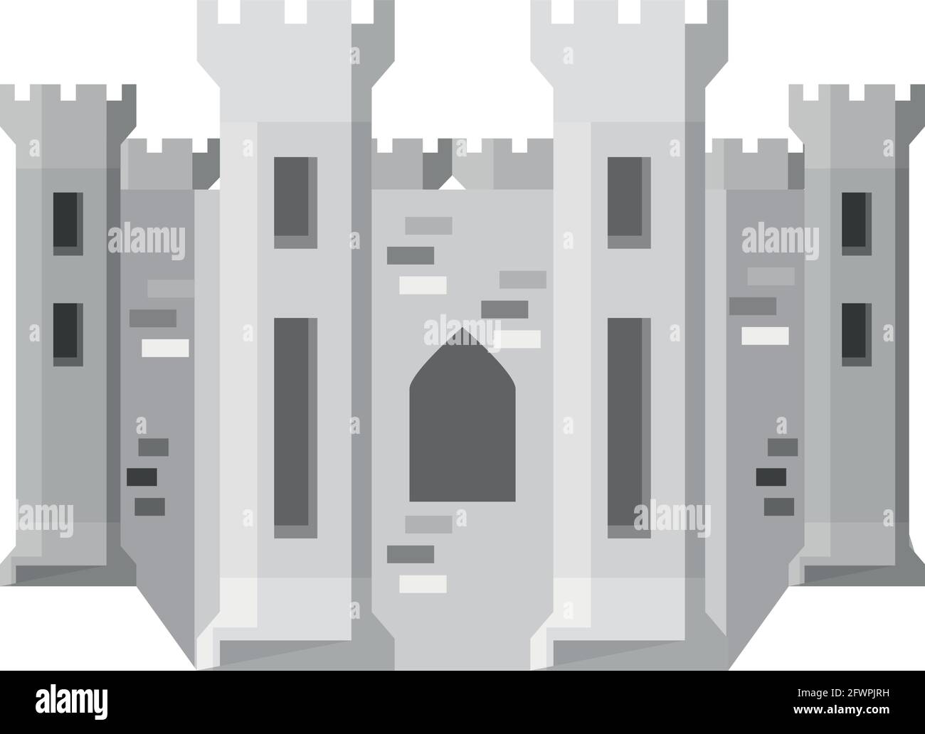 castle medieval monarchy Stock Vector Image & Art - Alamy