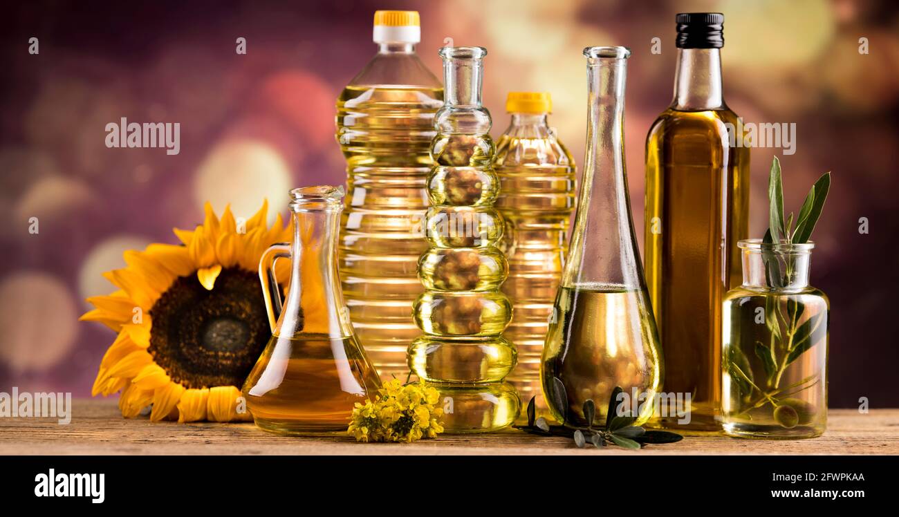 Cooking and food oil products, Extra virgin olive, sunflower seed ...