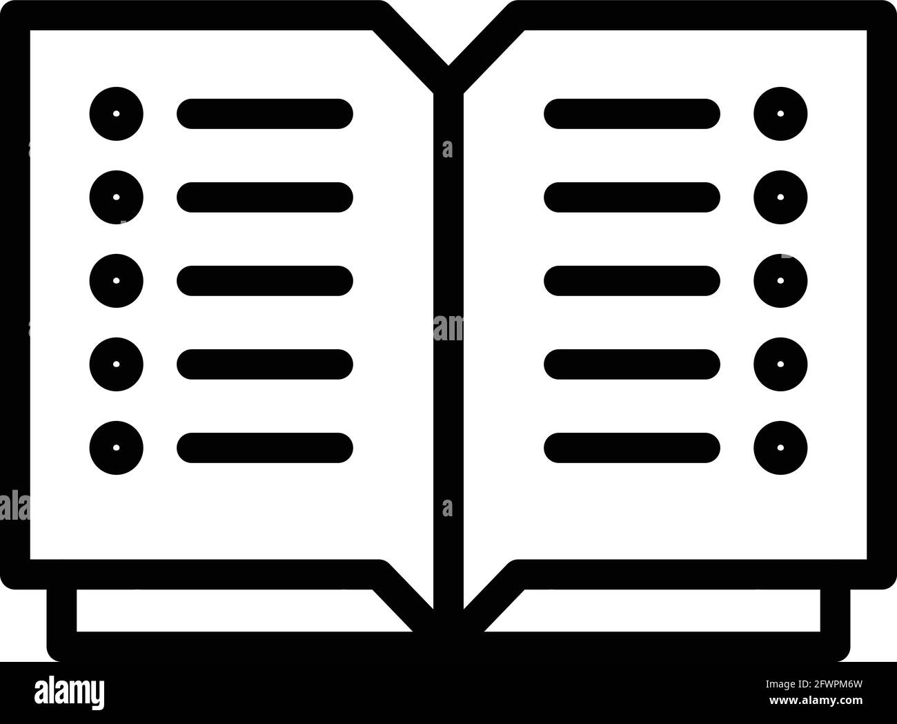 Lunch menu icon. Outline Lunch menu vector icon for web design isolated ...