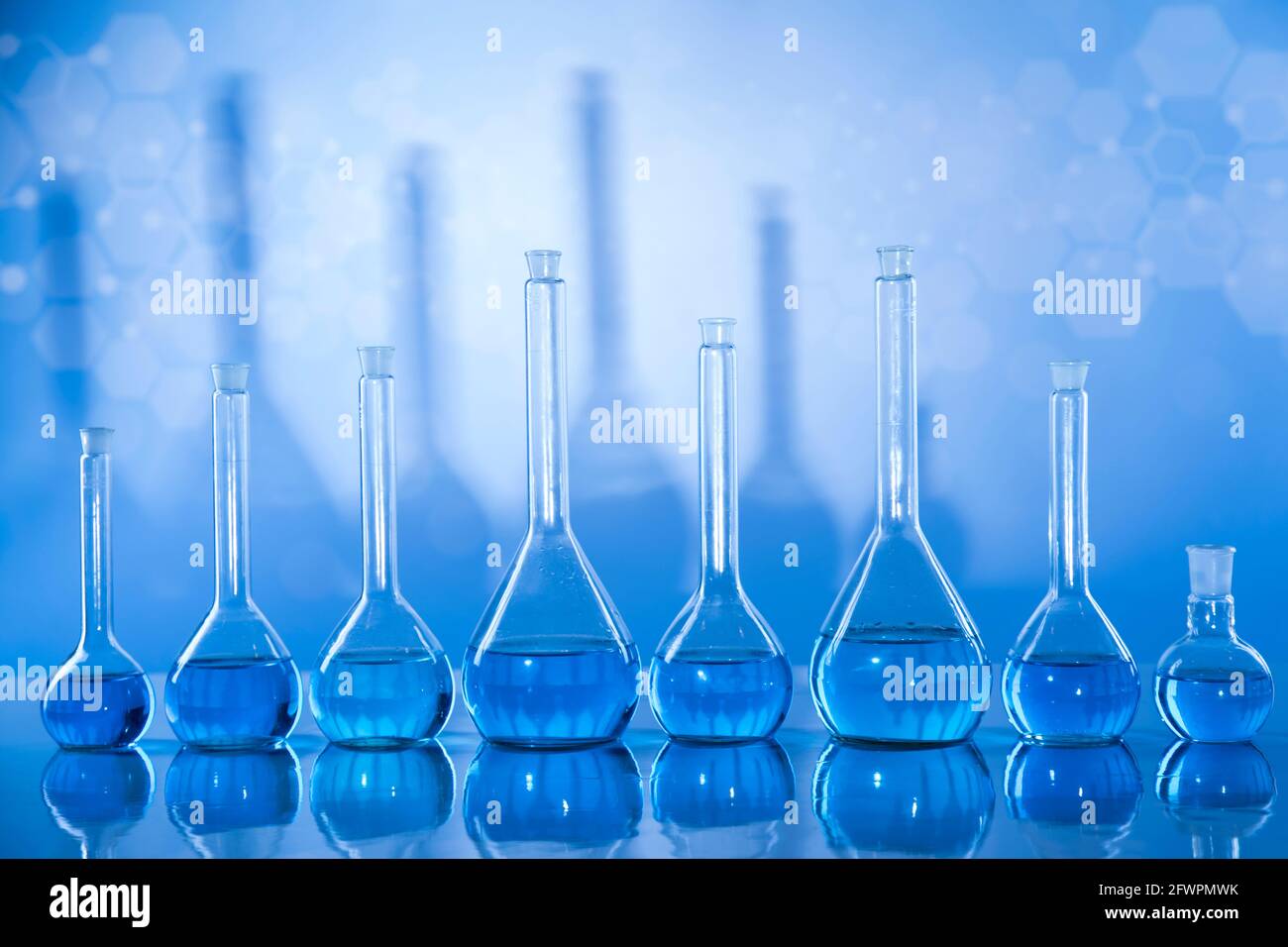 Science experiment,Laboratory equipment, Development background Stock ...