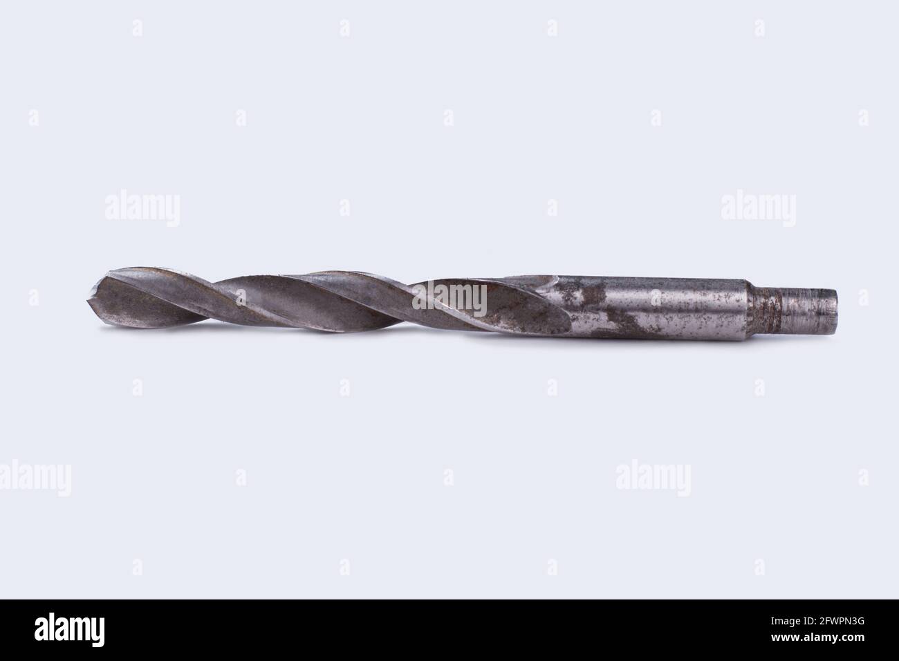 Rusty concrete drill bit isolated on white background Stock Photo - Alamy