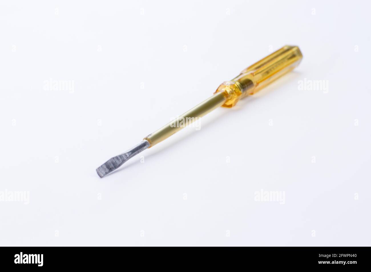 Screwdriver isolated on white background Stock Photo - Alamy