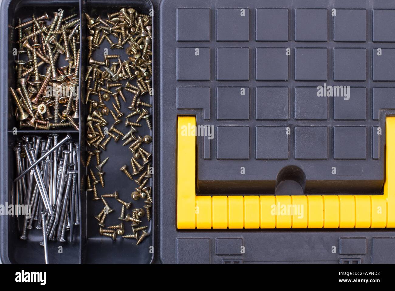 Plastic organizer box nails hi-res stock photography and images - Alamy