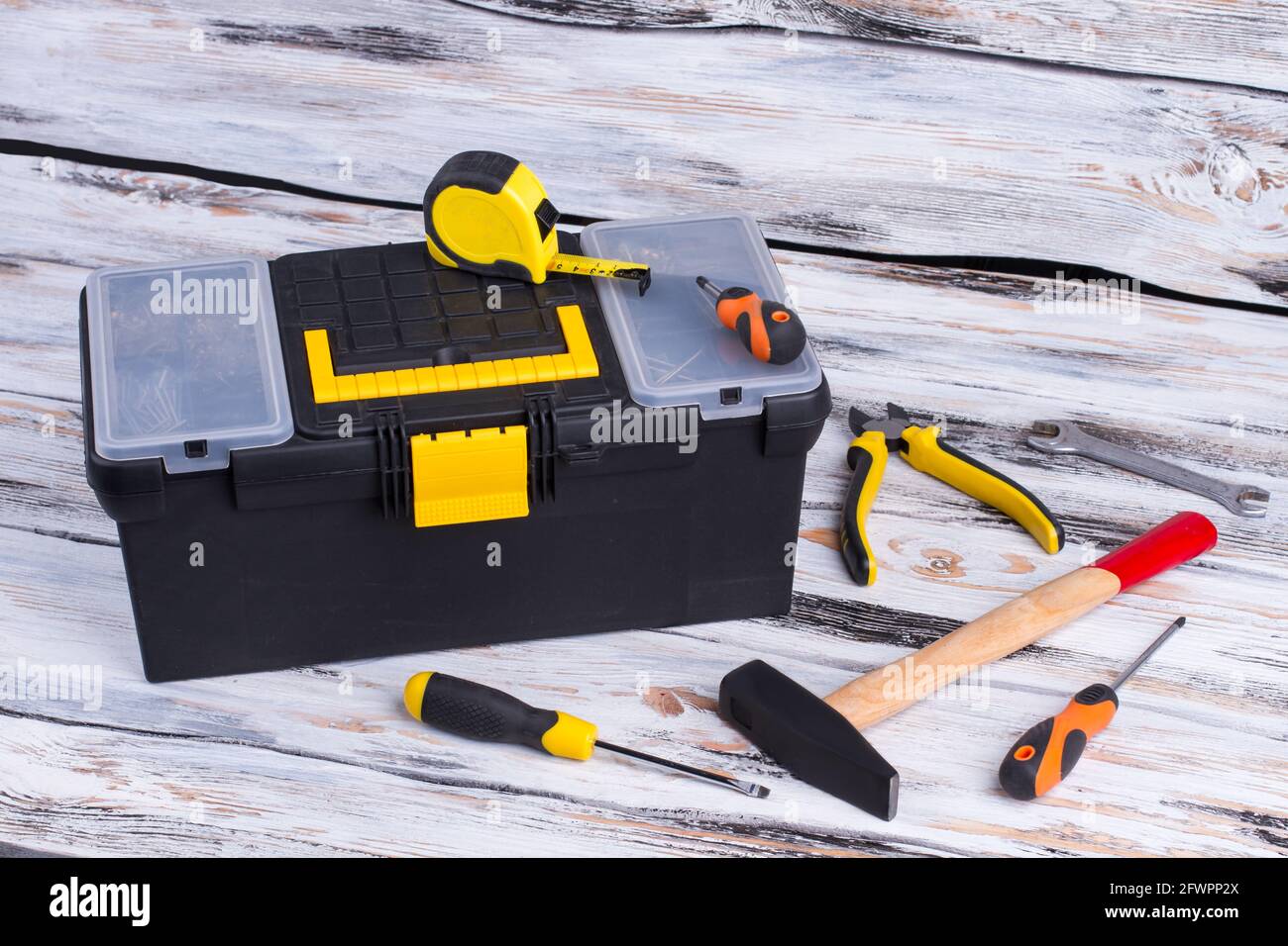 Hand tool kit hi-res stock photography and images - Alamy