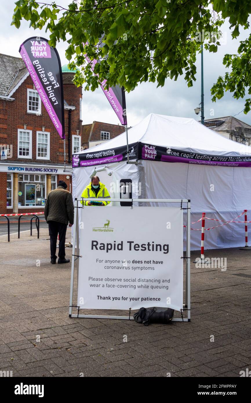 Covid-19 Rapid Testing Walk in Centre, St. Albans Hertfordshire UK ...