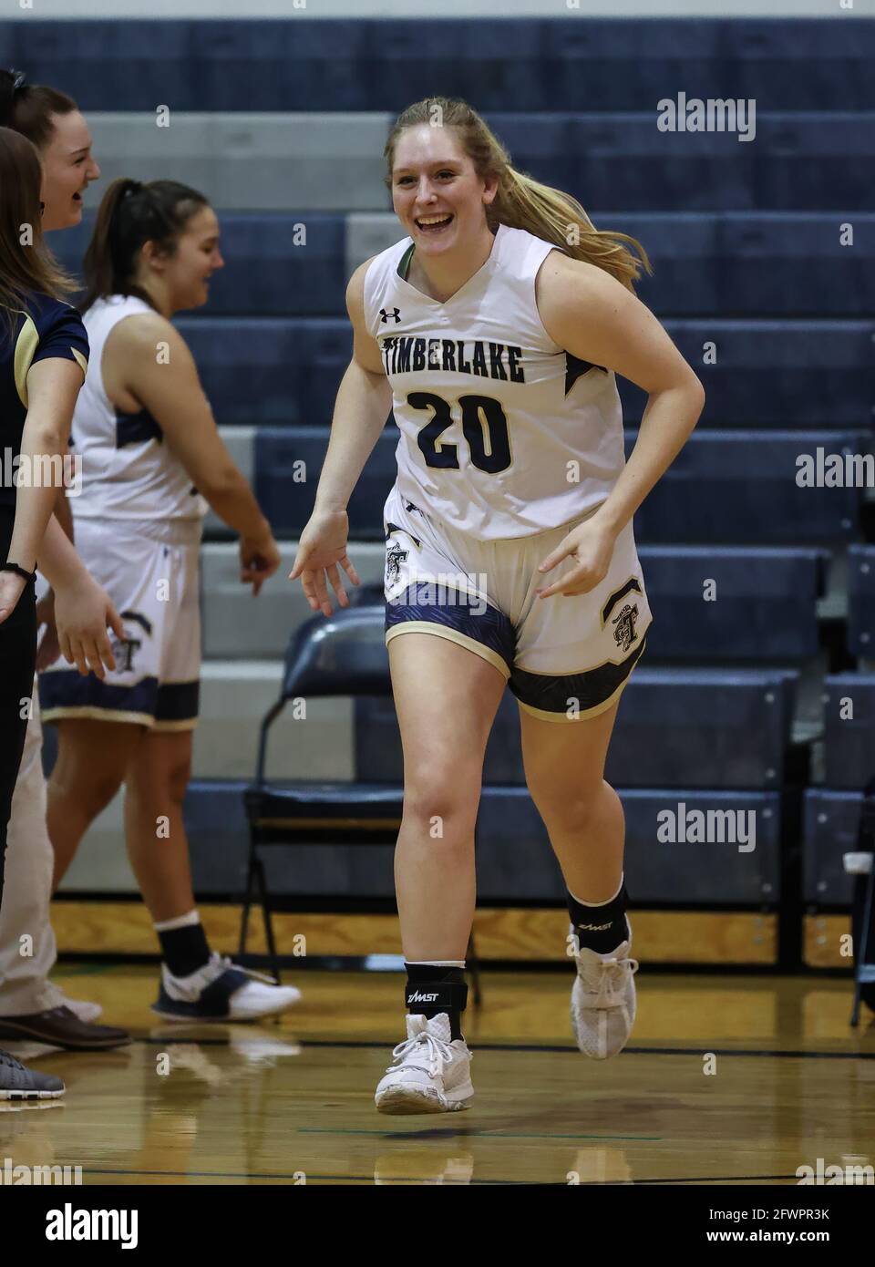 Basketball action with Lakeland vs Timberlake High School in Spirit ...