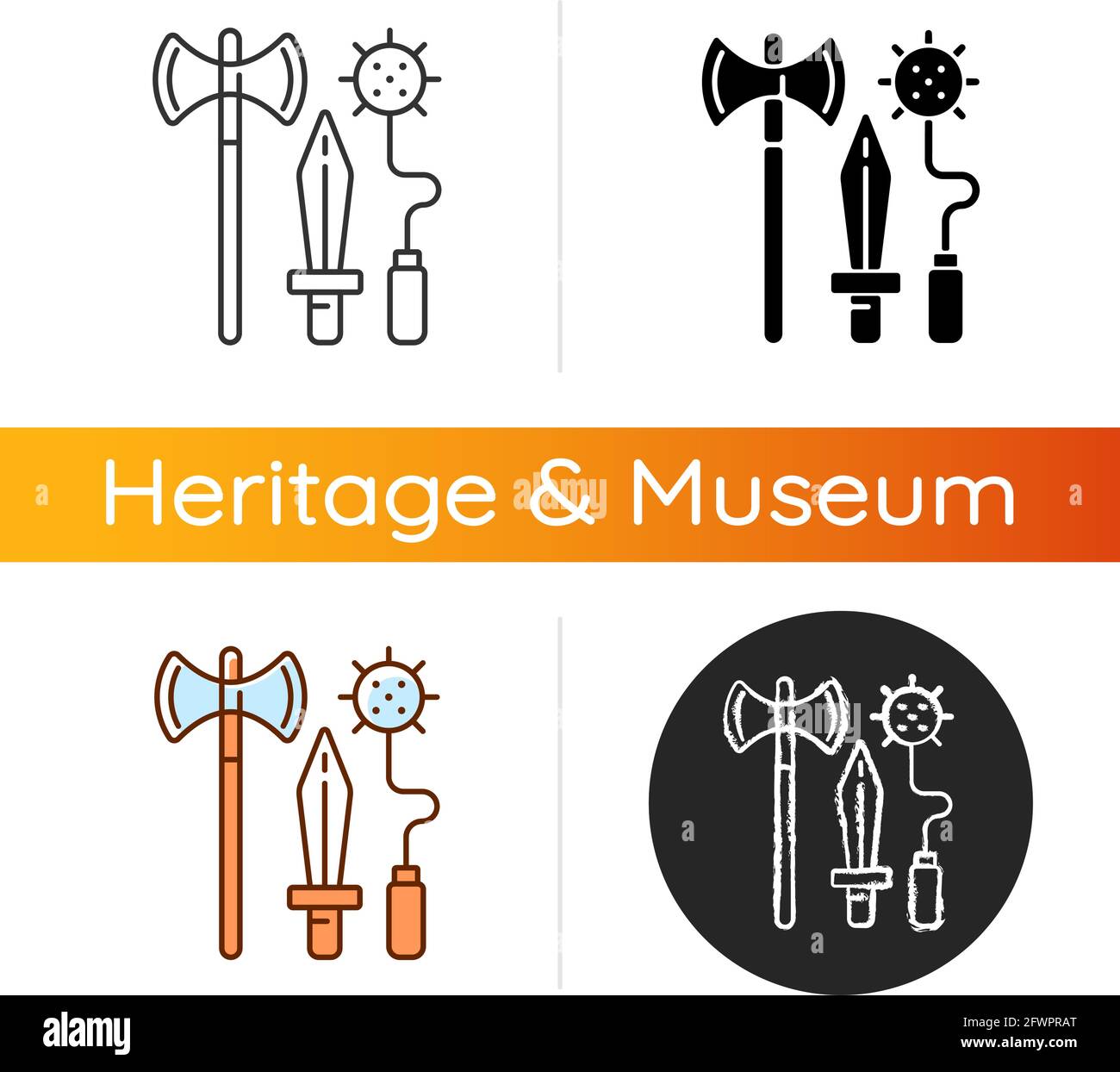 Knight weapons icon Stock Vector Image & Art - Alamy